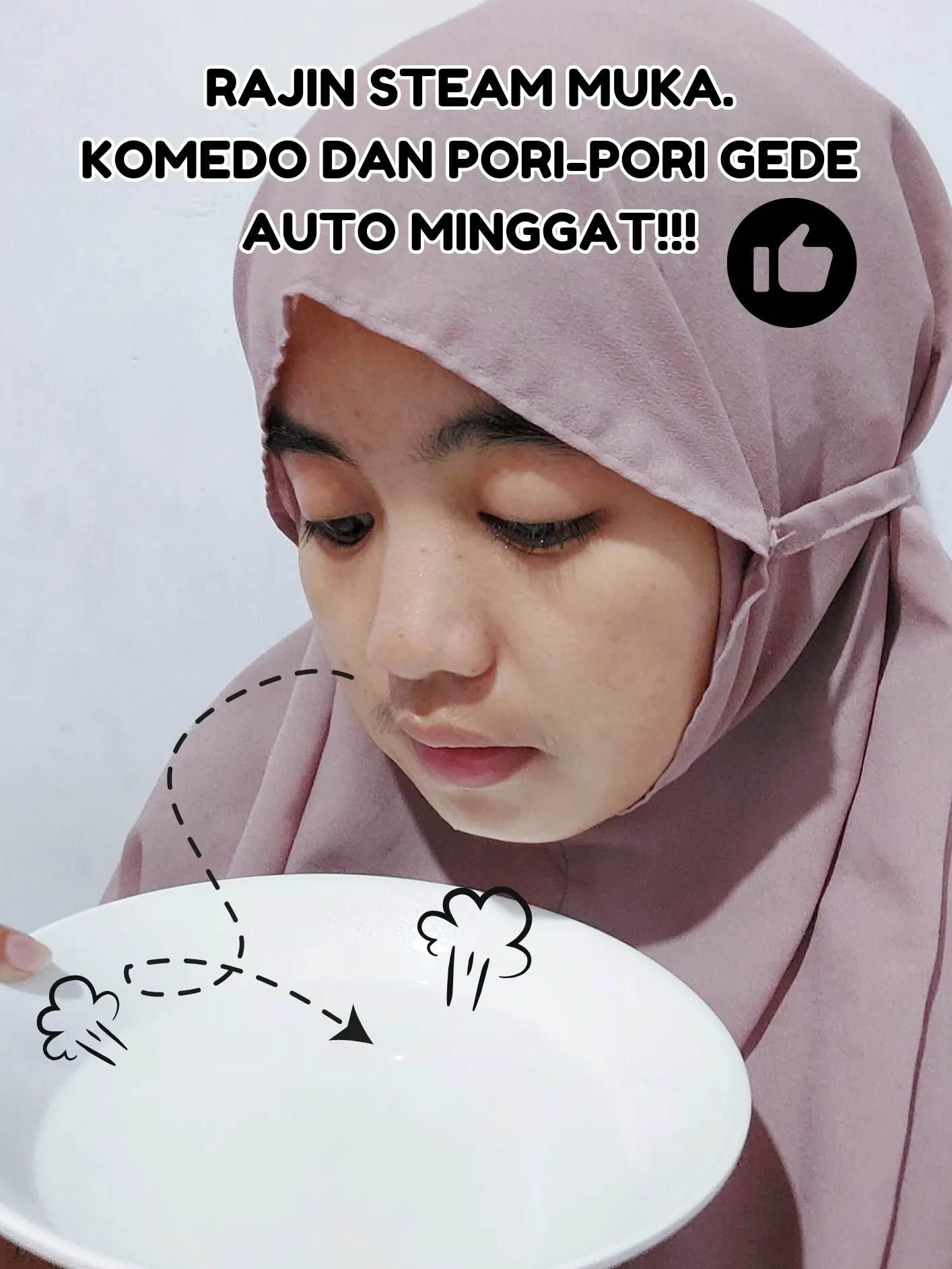 Rajin Uap Muka, pori-pori gede auto minggat!!! | Galeri diposting oleh bby | Lemon8
