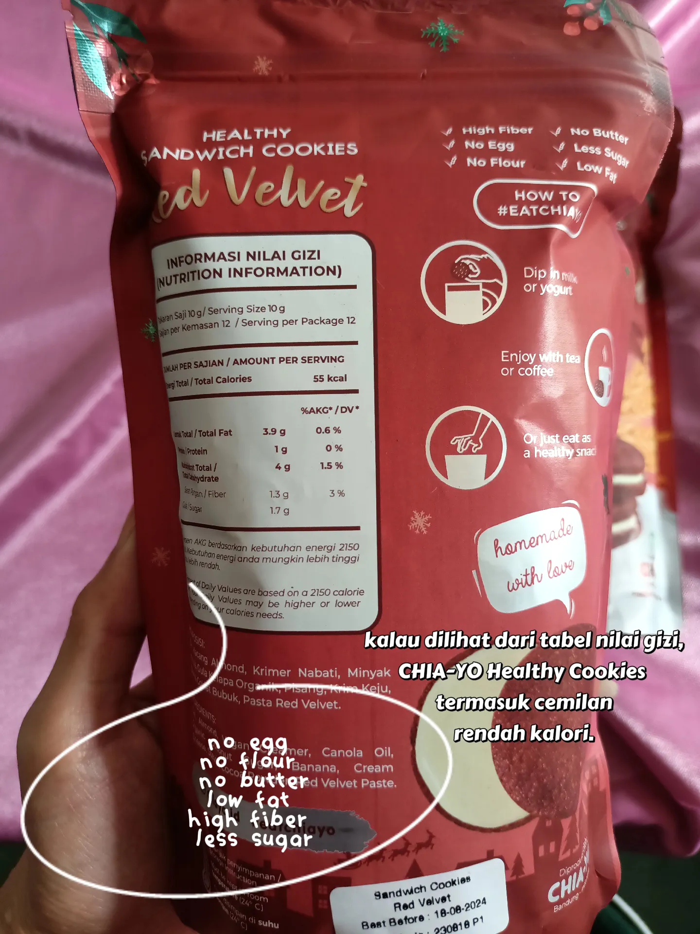 Rekomendasi healthy cookies buat yang lagi diet | Galeri diposting oleh yesiska13 | Lemon8