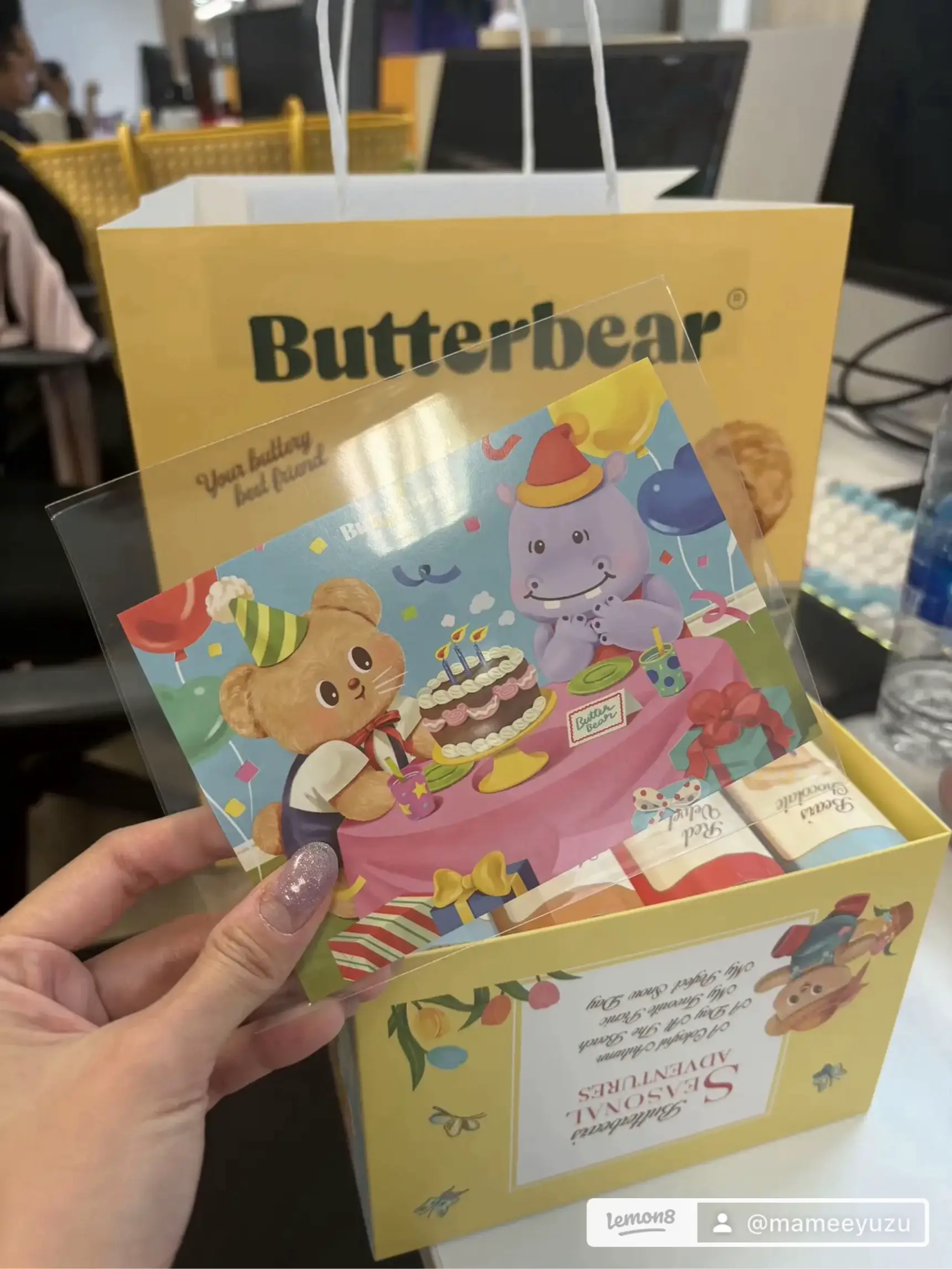 Birthday gift from Butterbear!🧸🥞💖 | แกลเลอรีที่โพสต์โดย Mamee Yuzu | Lemon8