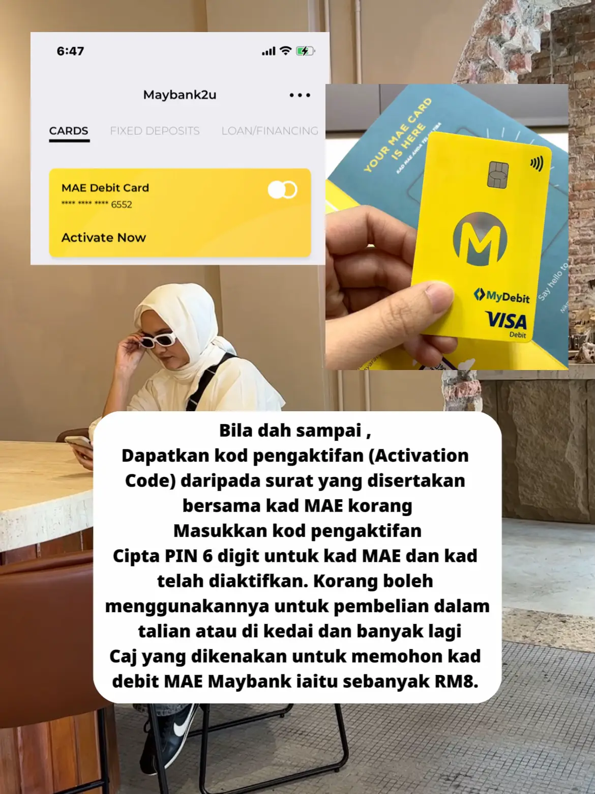 JOM IKUT STEP I BUAT UNTUK DAPATKAN KAD DEBIT MAE! | Galeri disiarkan oleh Itslilykamal | Lemon8