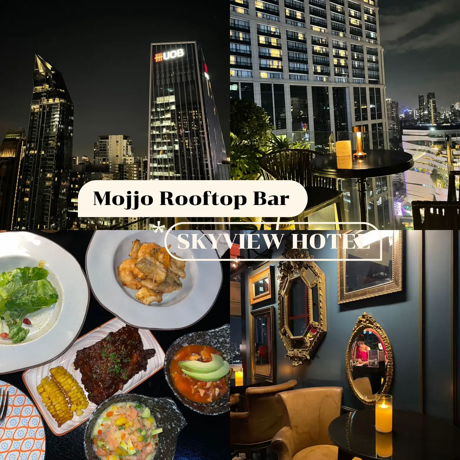 Mojjo Rooftop Bar ดินเนอร์วิวหลักล้าน ราคาสบายกระเป๋า | แกลเลอรีที่ ...