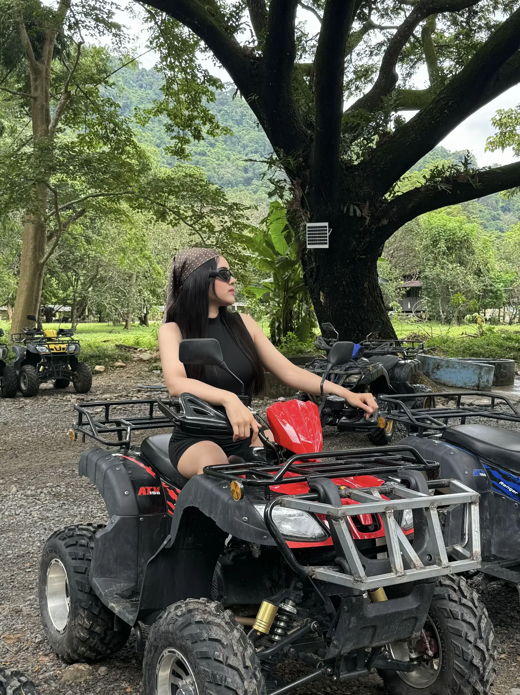 ขับ ATV นครนายกแต่ติดแกลมสุด🤣 | แกลเลอรีที่โพสต์โดย ความลับนางฟ้า🧚 | Lemon8