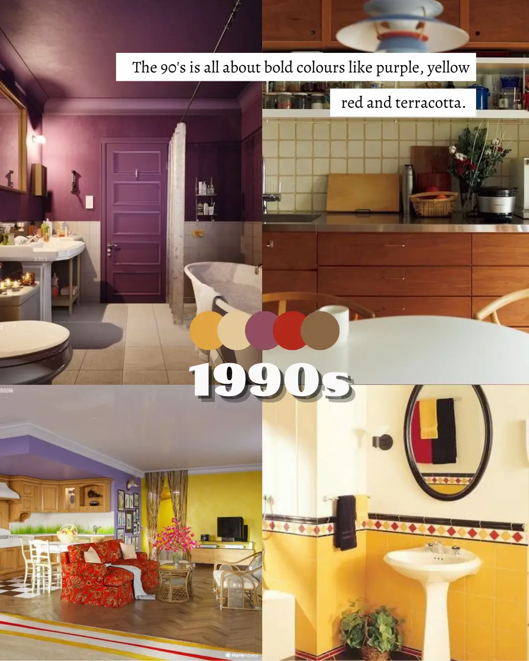 Interior Colour Trends Through The Decades | Gallery posted by Homeez ...
