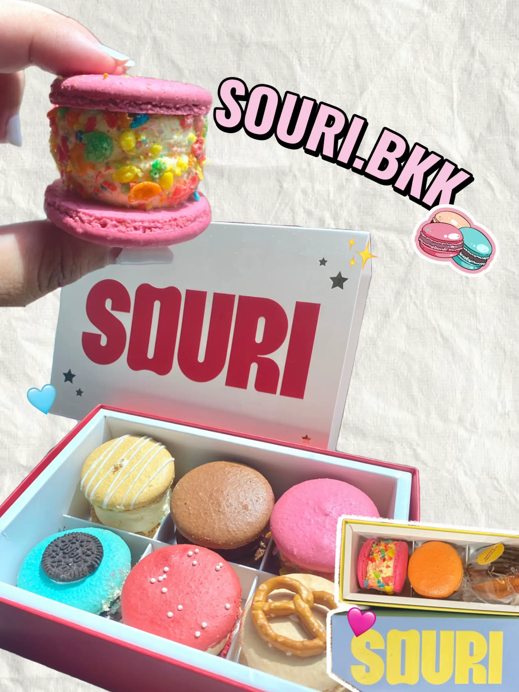 SOURI.BKK มาการองทำจากใจ💝 | แกลเลอรีที่โพสต์โดย Vickyisbabies🦦 | Lemon8