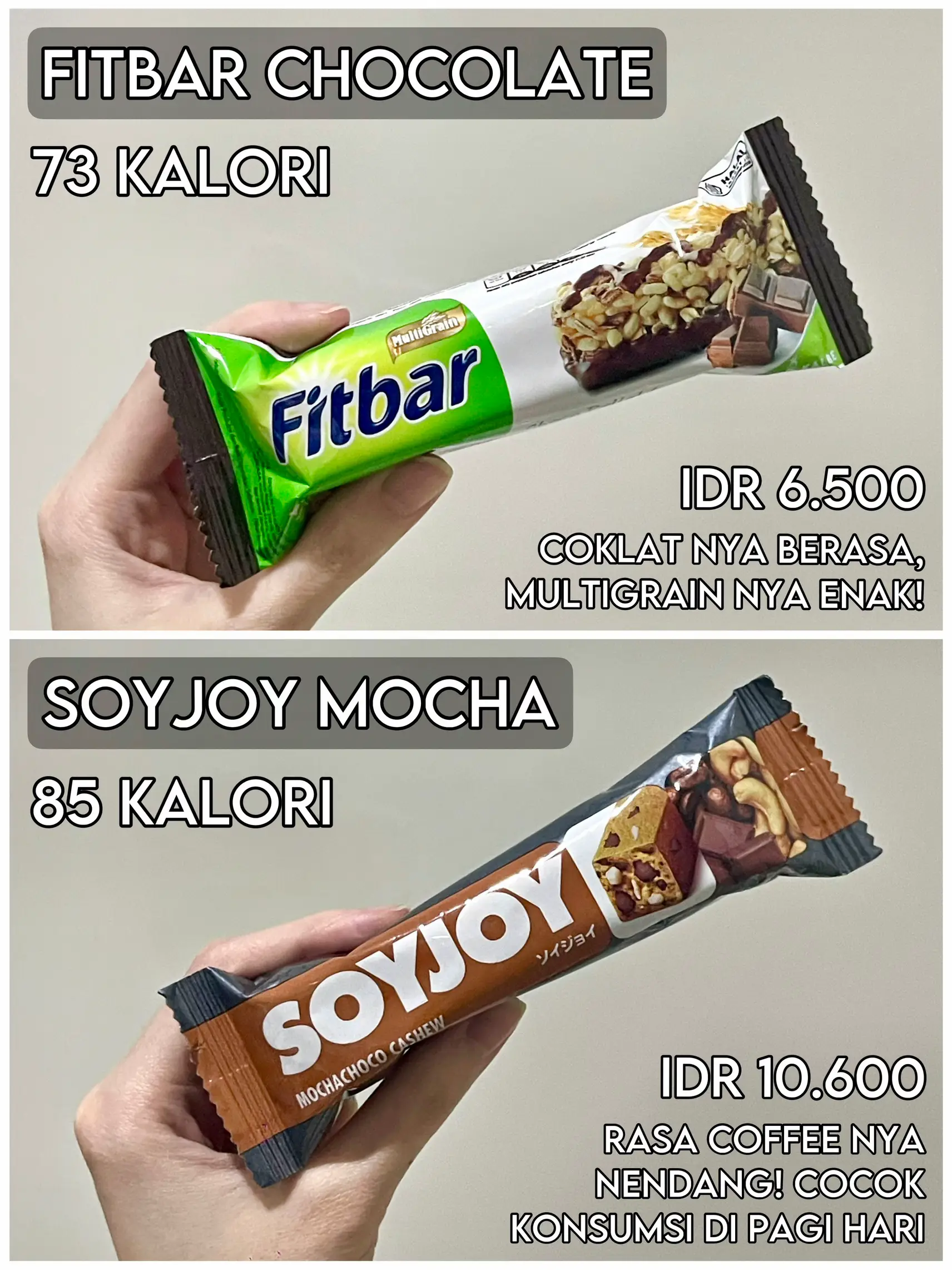 Fitbar or Soyjoy - Pencarian Lemon8