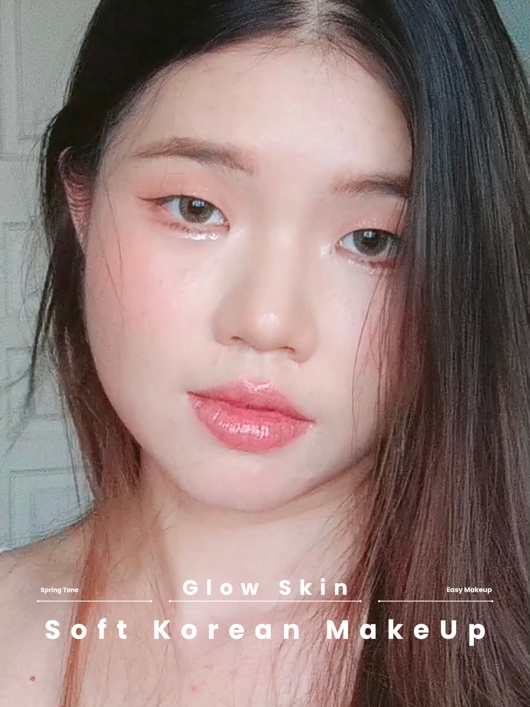 Howto Soft Korean Glass Skin Makeup วิดีโอที่เผยแพร่โดย Lly Beauty