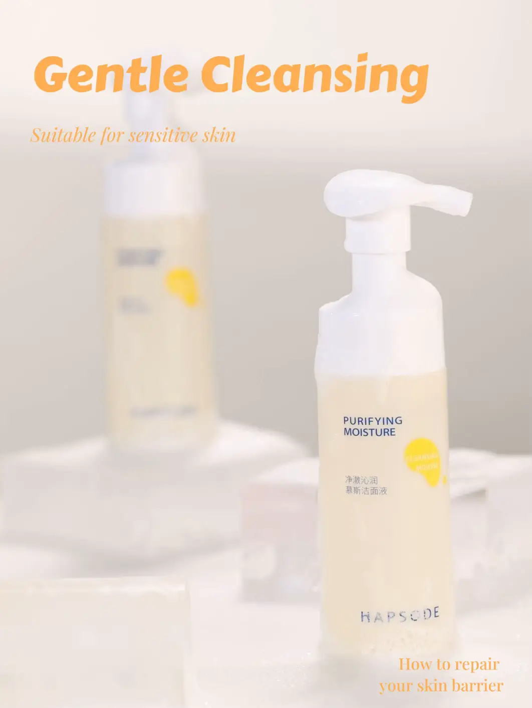 Experience the Joy of Gentle Skincare with Hapsode | Video diterbitkan oleh hapsode | Lemon8