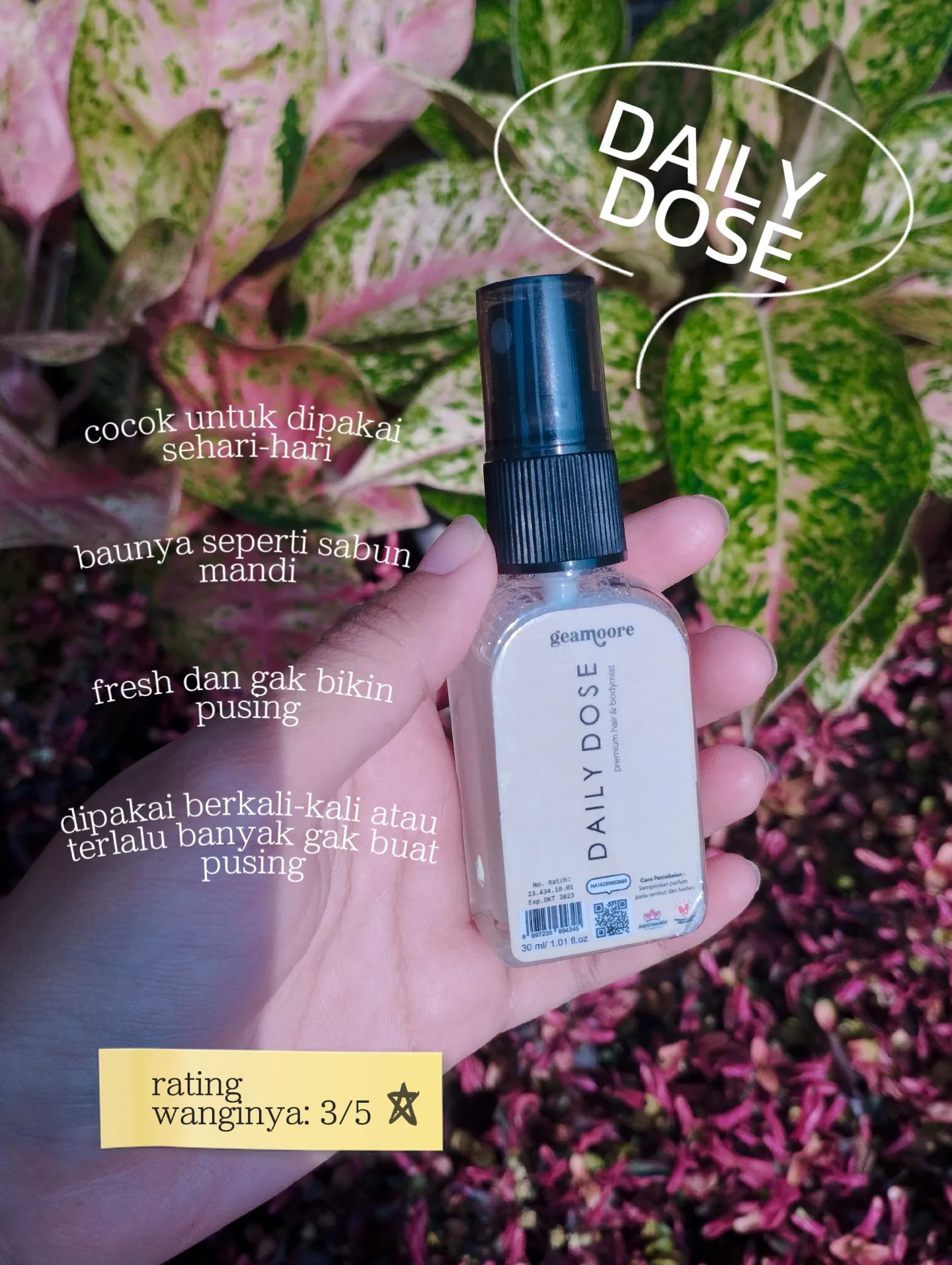 REVIEW HAIR & BODYMIST GEAMOORE BELI/BYE???! | Galeri diposting oleh Elvira Da | Lemon8