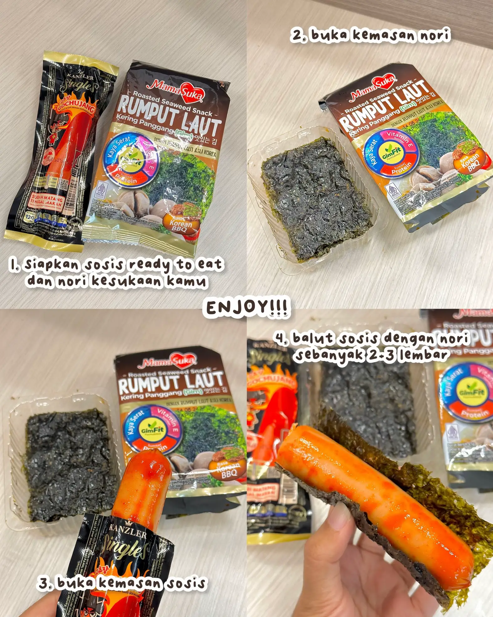 snack hacks! cuma 2 bahan bisa bikin kenyang😆 | Galeri diposting oleh ...