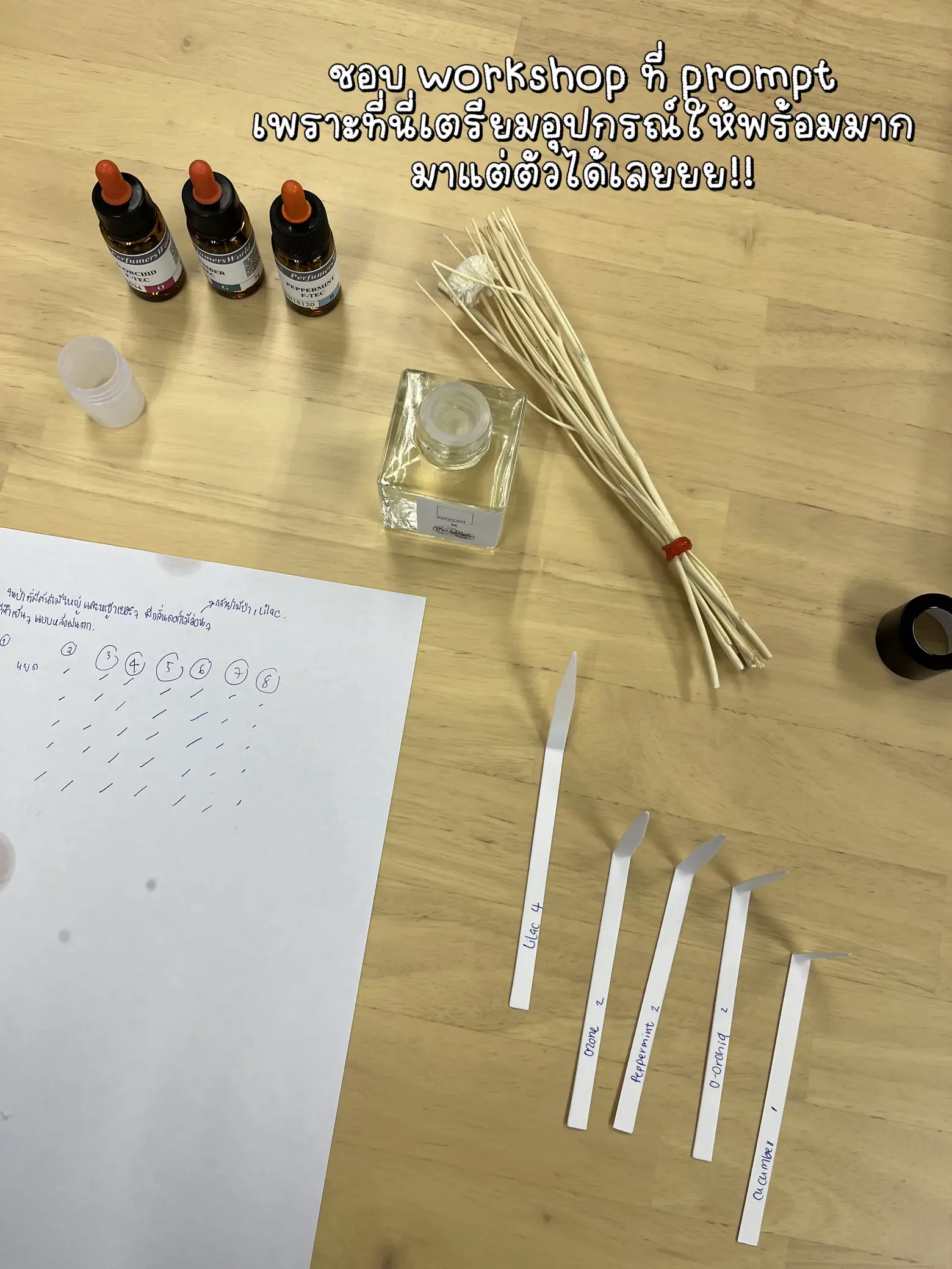 เรียนทำ Aroma Diffuser ที่ Prompt Art Space🪻 | แกลเลอรีที่โพสต์โดย rungrungdiary | Lemon8