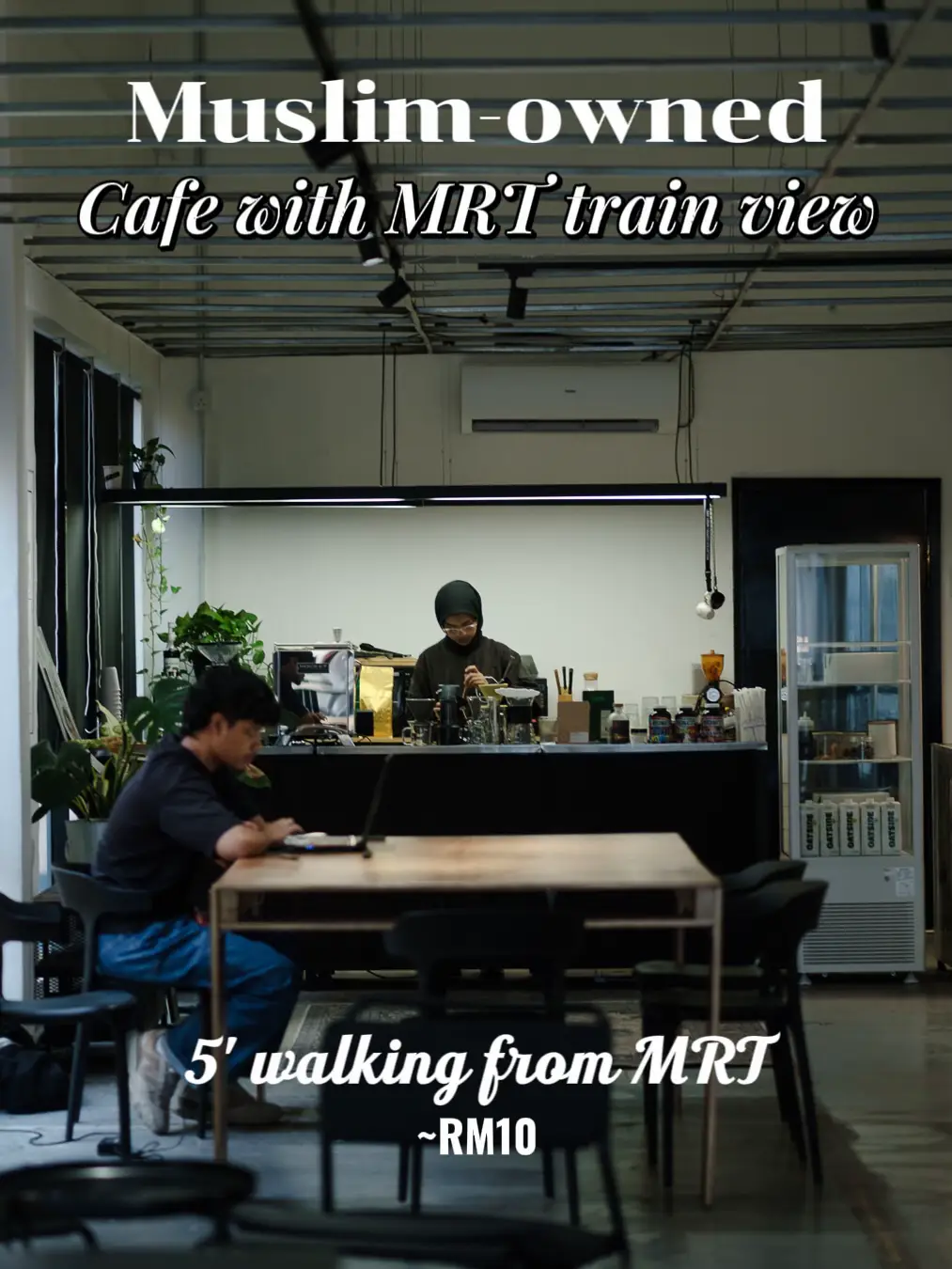 🚞Muslim-owned MRT Train view CAFE just 5' walking🚞 | Galeri disiarkan oleh d_chum | Lemon8