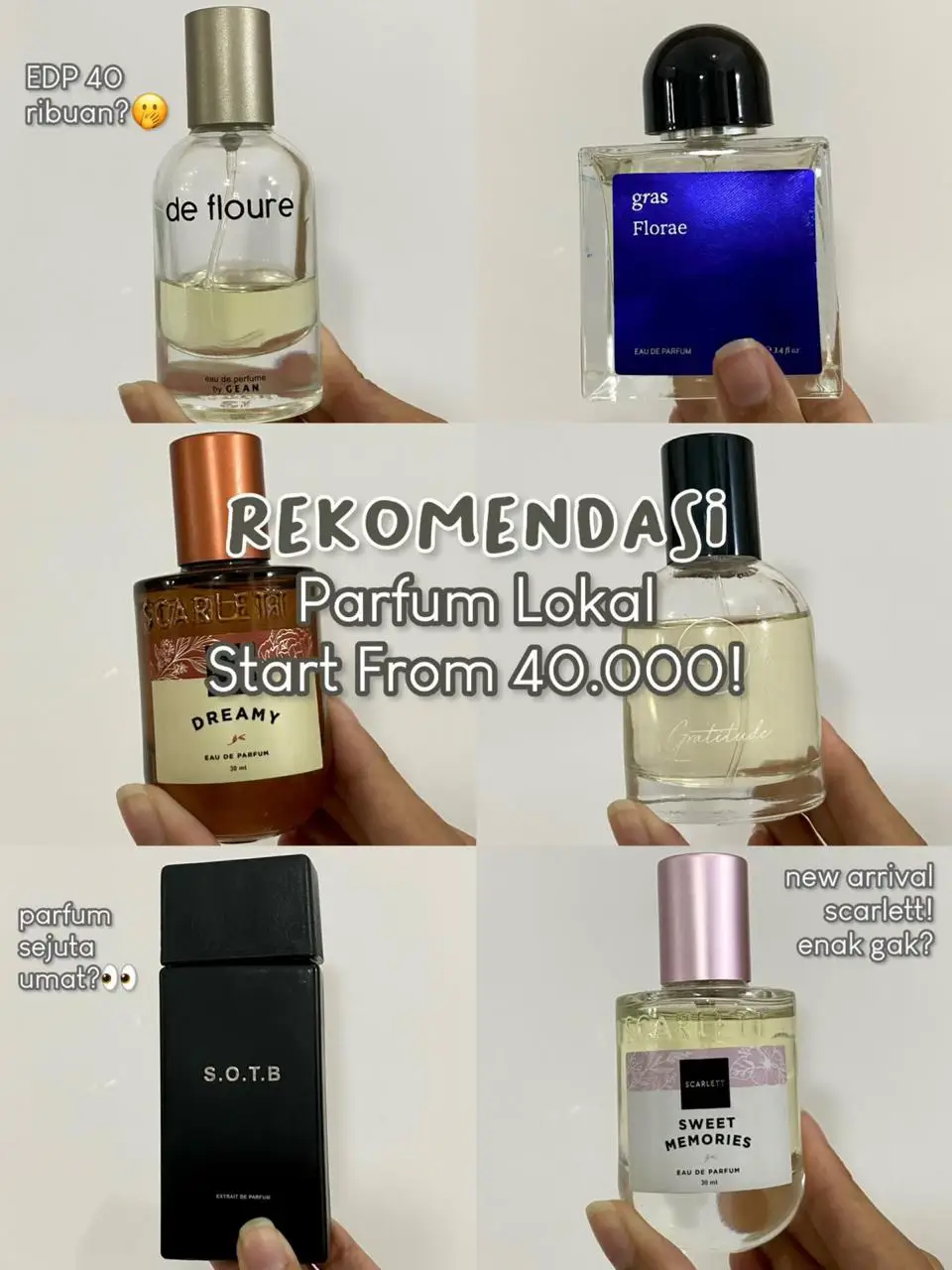 [SAVE] Rekomendasi Parfum Lokal Starts From 40k!👀🩷 | Gallery posted by ...