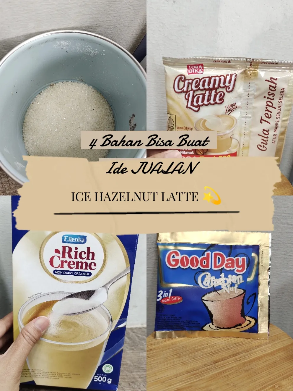 ICE HAZELNUT LATTE 💫 | Galeri diposting oleh Tetty Andria | Lemon8