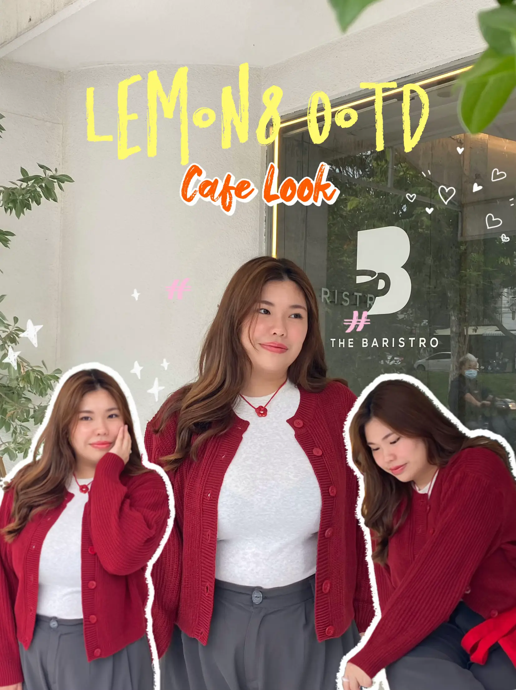 👀 ootd cafe looks 🥑💕 | แกลเลอรีที่โพสต์โดย P P🍒 | Lemon8