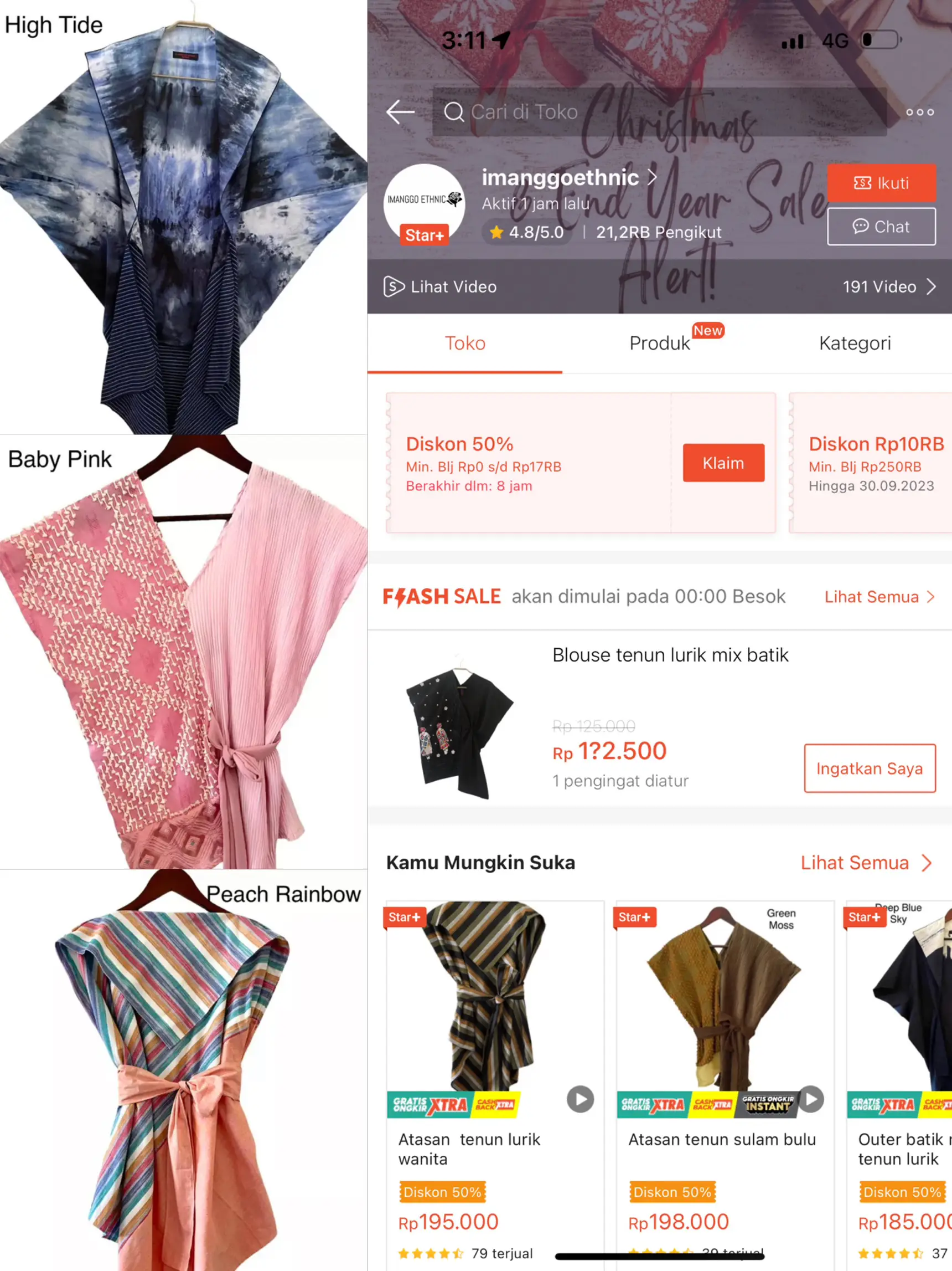 5 REKOMENDASI OLSHOP BATIK & KAIN FAVORITKU! | Galeri diposting oleh Karin Novilda | Lemon8