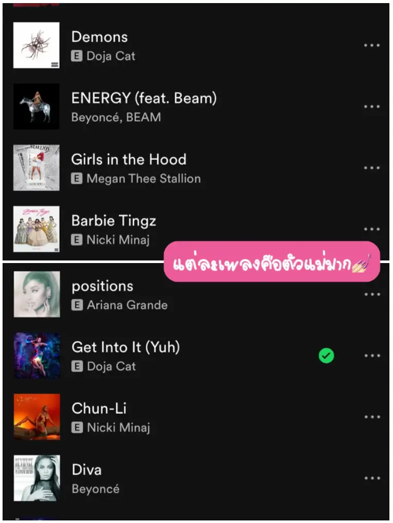 Playlist ฉบับตัวแม่เขาฟังกัน💅🏻 | แกลเลอรีที่โพสต์โดย balen | Lemon8