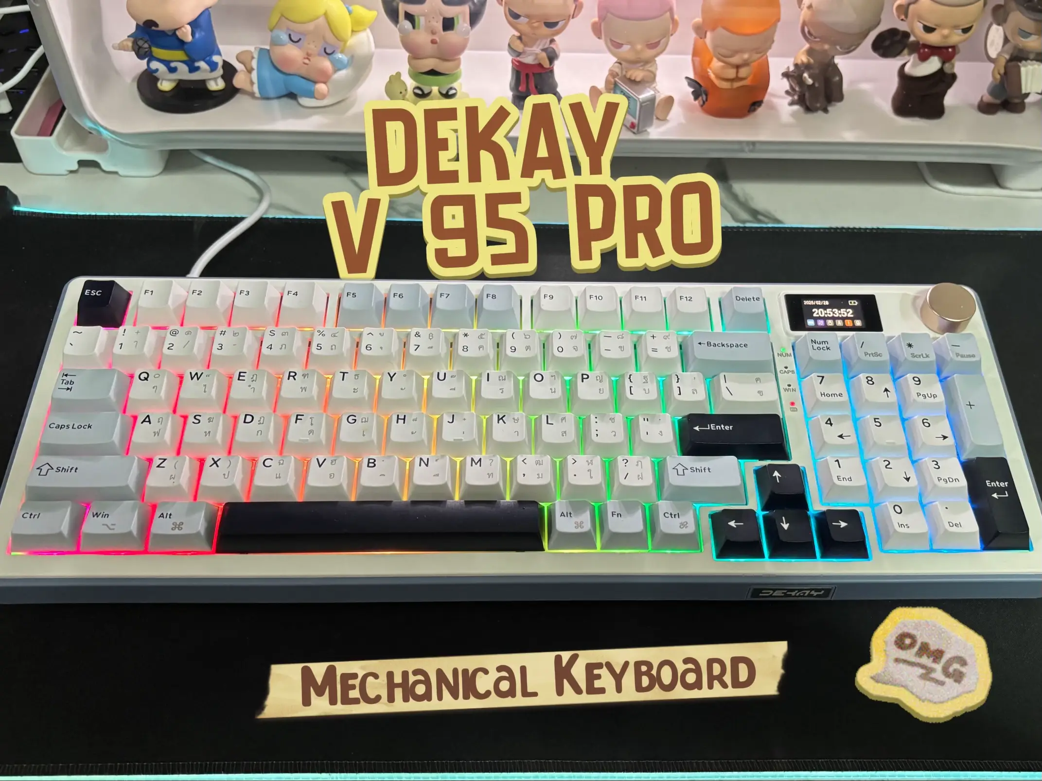 คีย์บอร์ดไร้สาย DK V 95 Pro | แกลเลอรีที่โพสต์โดย Txtaforever | Lemon8