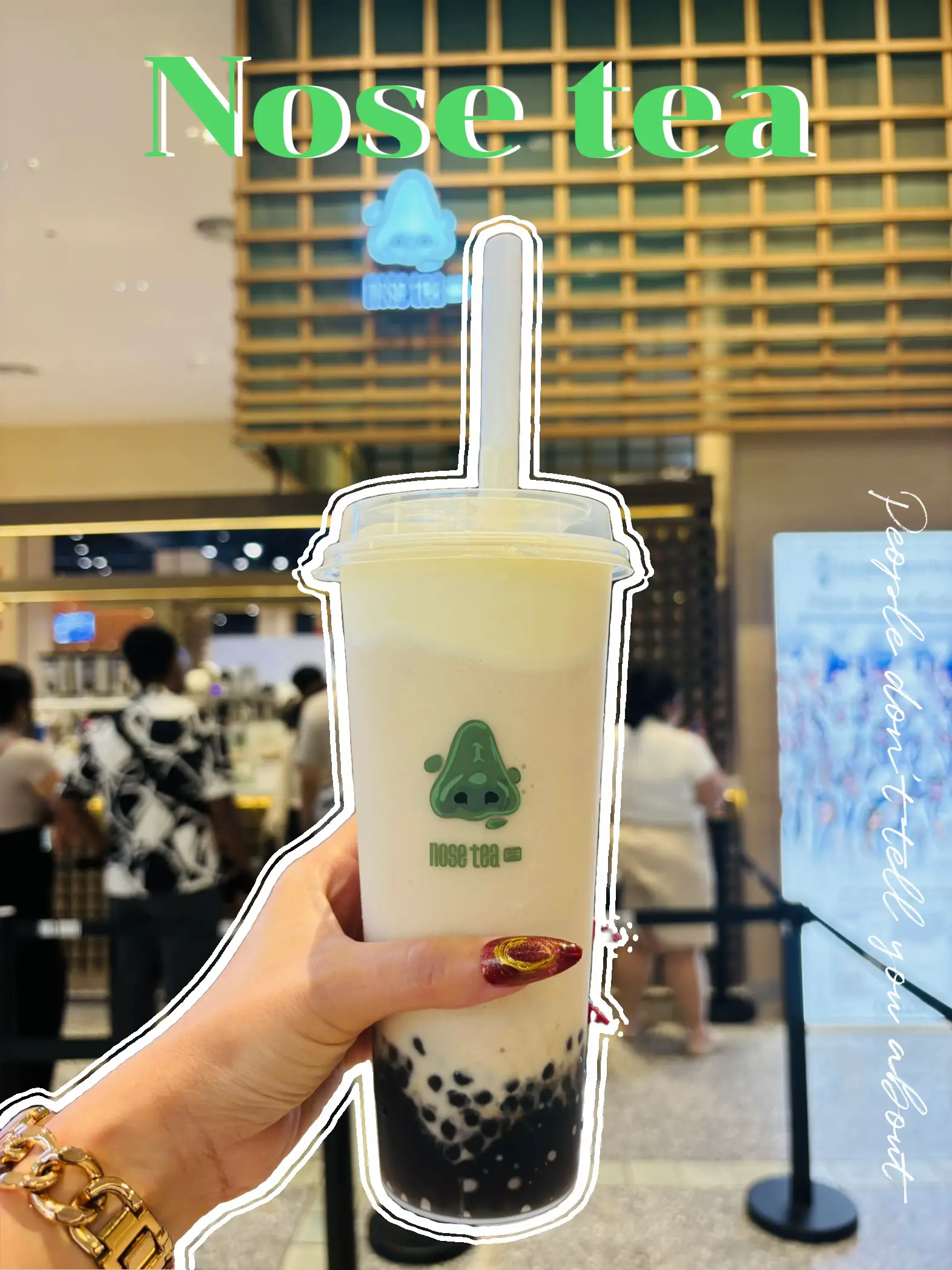 Nose tea ชาจมูก🧋เขียว | แกลเลอรีที่โพสต์โดย mg | Lemon8