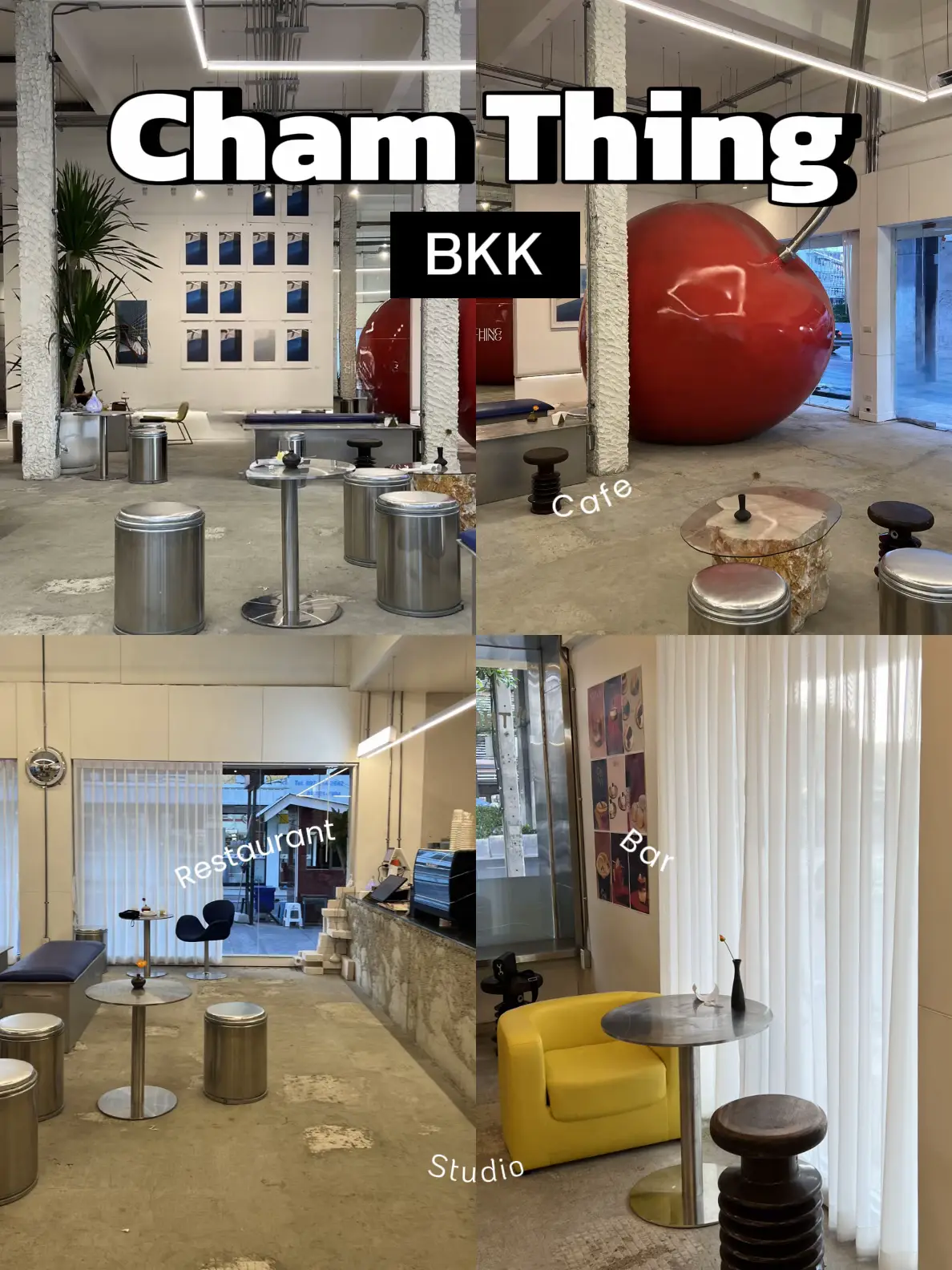 Cham Thing คาเฟ่เปิดใหม่ย่านตลิ่งชัน | แกลเลอรีที่โพสต์โดย baiyok | Lemon8