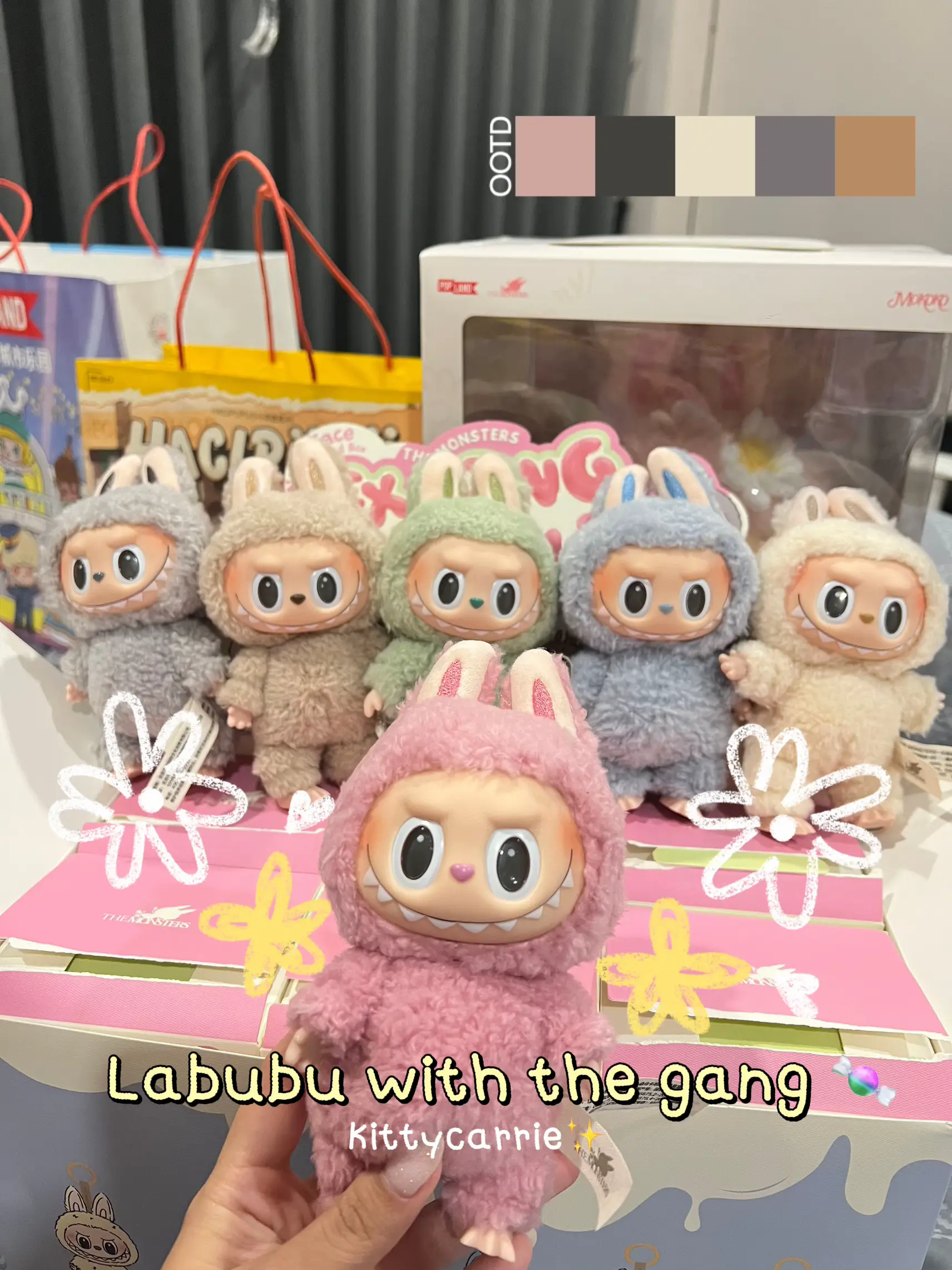 Unboxing Labubu~ 🫧🥣🍡 Exciting Macaron | แกลเลอรีที่โพสต์โดย คิตตี้ ...