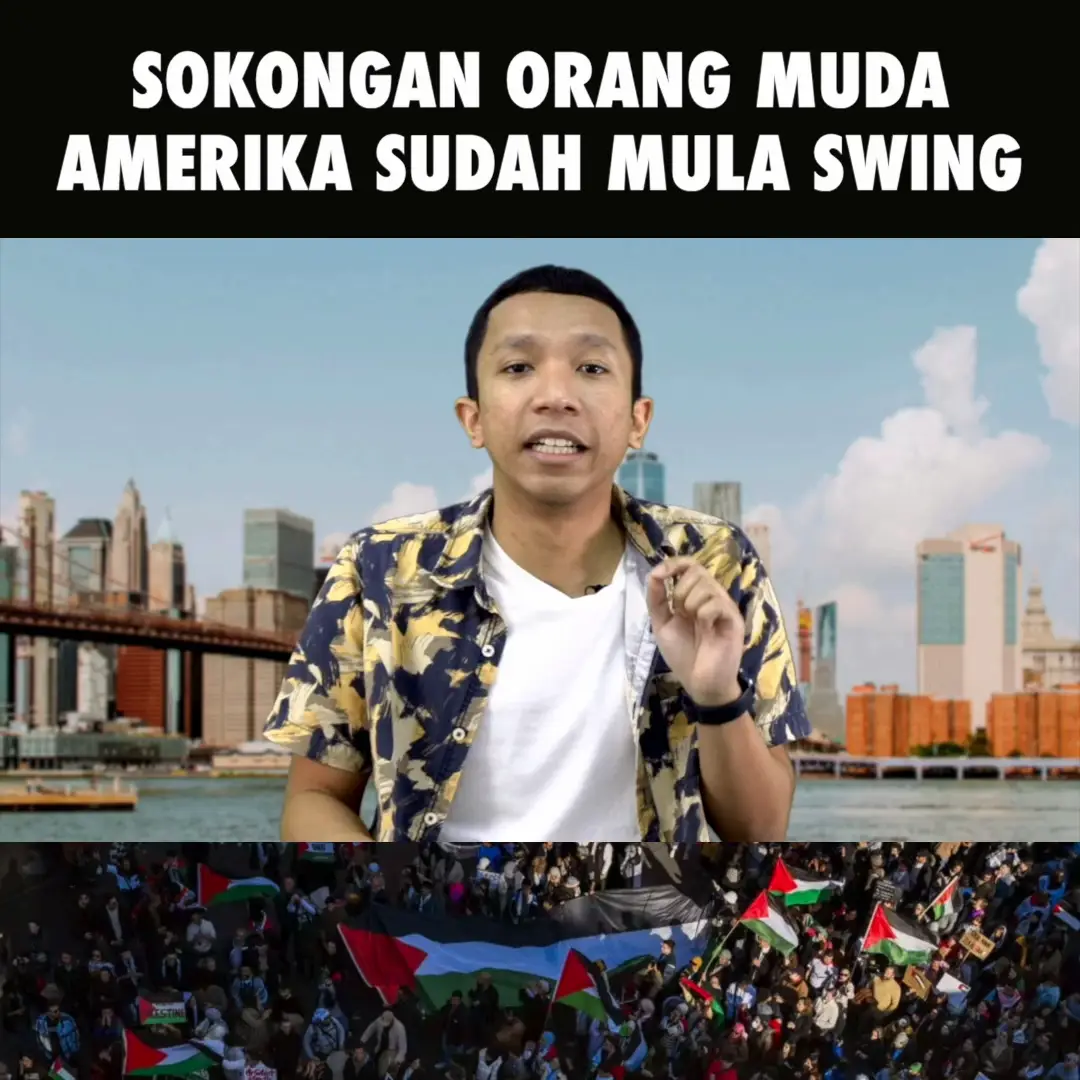 Sokongan Orang Muda Amerilka Sudah Mula Swing | Video published by ML Studios | Lemon8