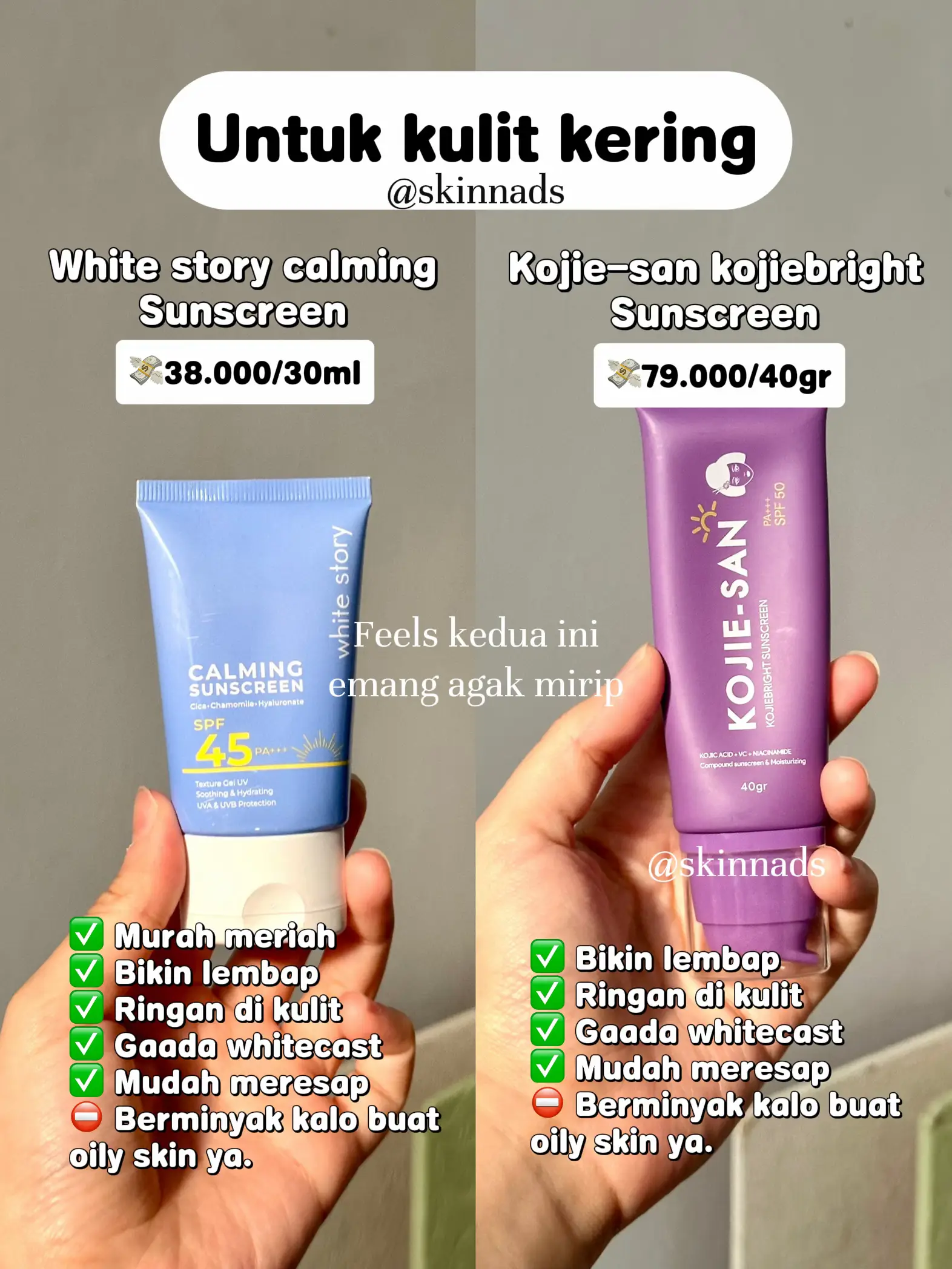 SUNSCREEN START 20 ribuan LAGI!! | Galeri diposting oleh Nadiah A | Lemon8