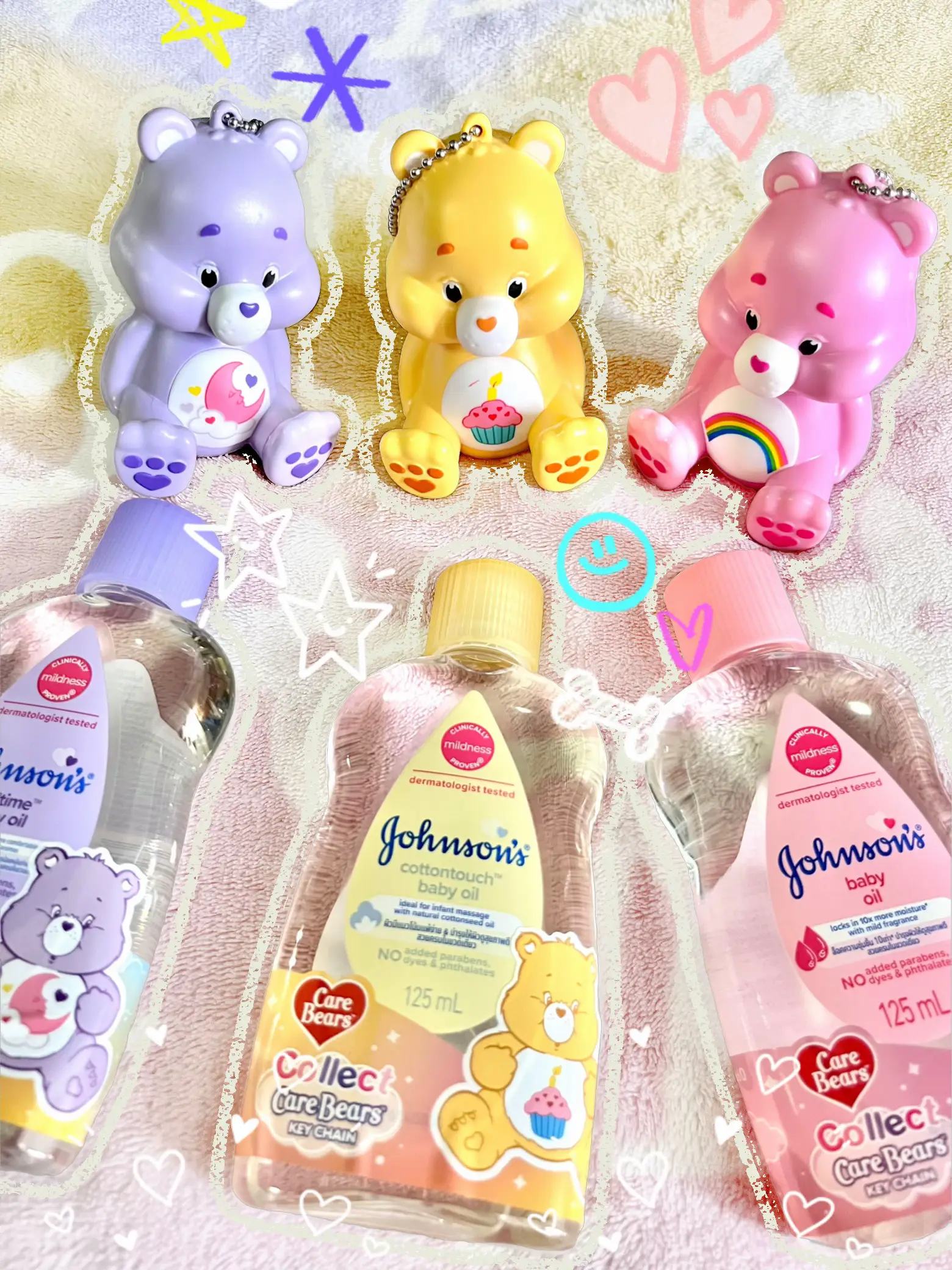 ป้ายยา JOHNSON’s x Carebear Baby Oil Collection💖 | แกลเลอรีที่โพสต์โดย ...