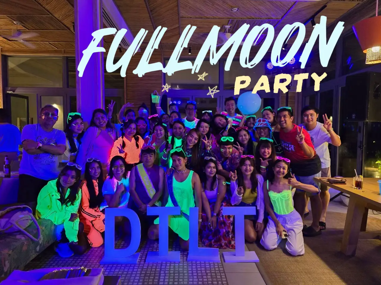 FULLMOON PARTY ️🧡💛💚 | แกลเลอรีที่โพสต์โดย Katen Yuparat T | Lemon8