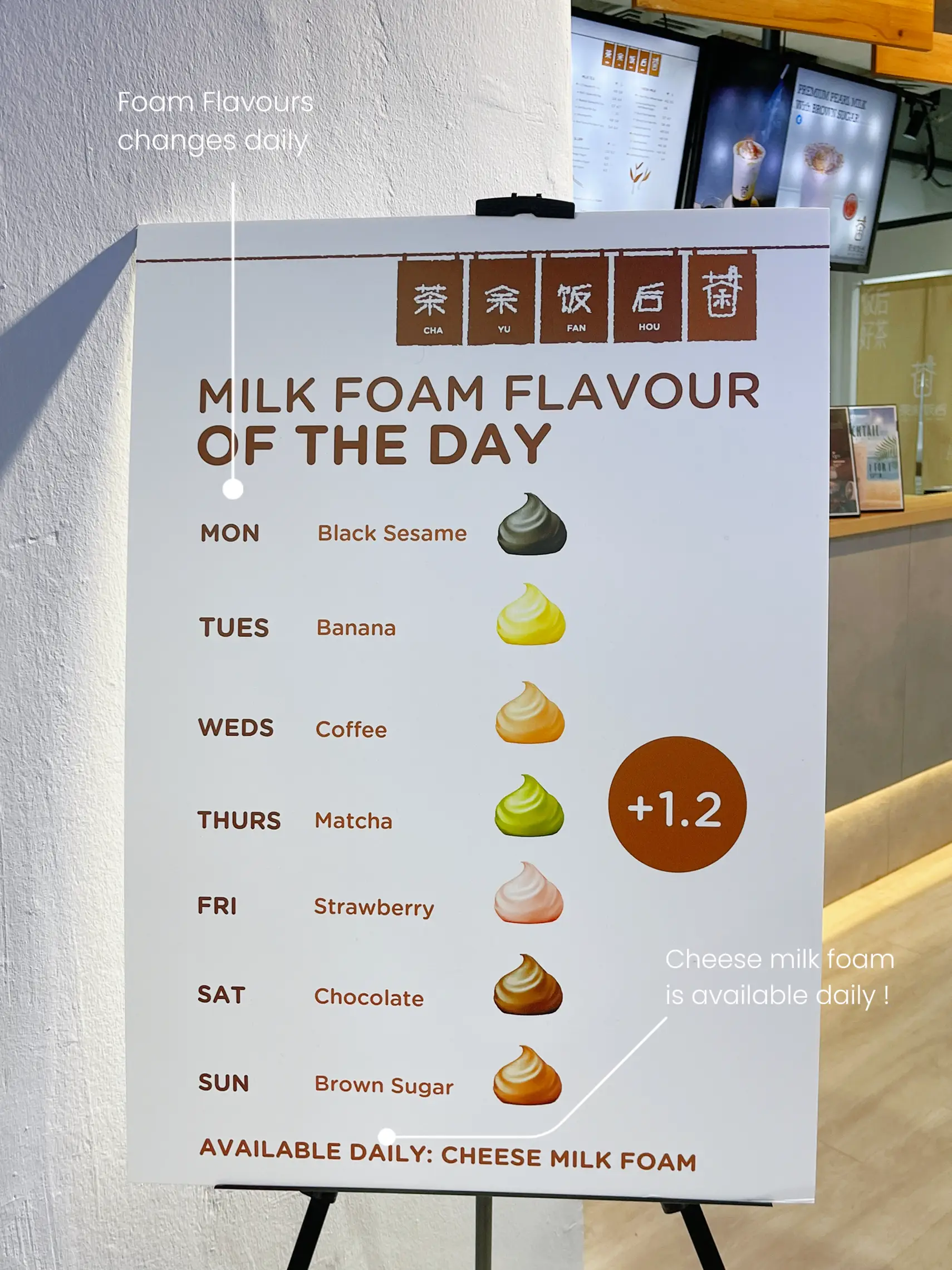 Unique milk foam flavour daily !? 😱 | Gallery posted by Joannehsm | Lemon8