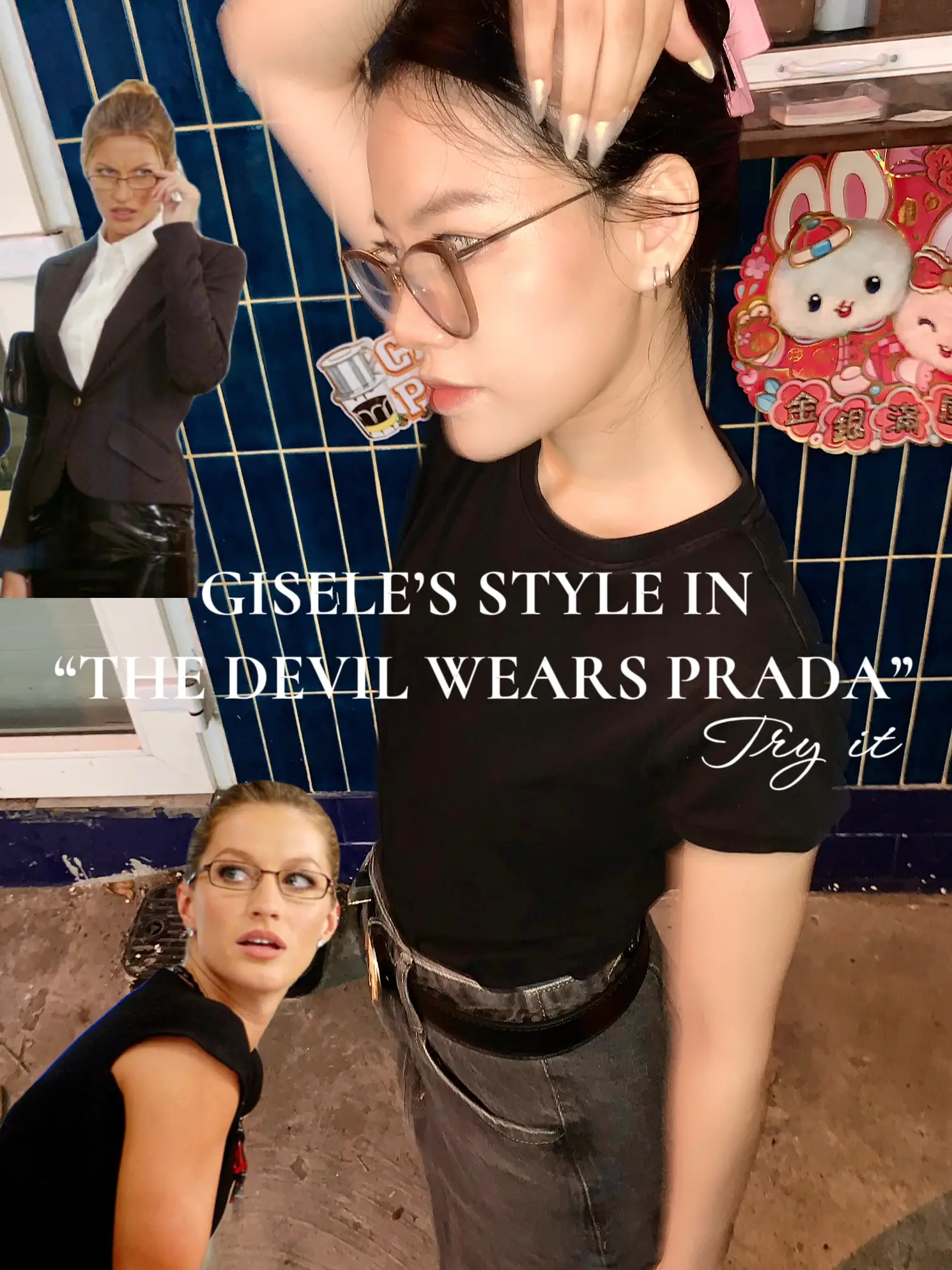 Thử phong cách Gisele trong_The Devil Wears Prada | แกลเลอรีที่โพสต์โดย Sênh Phương | Lemon8