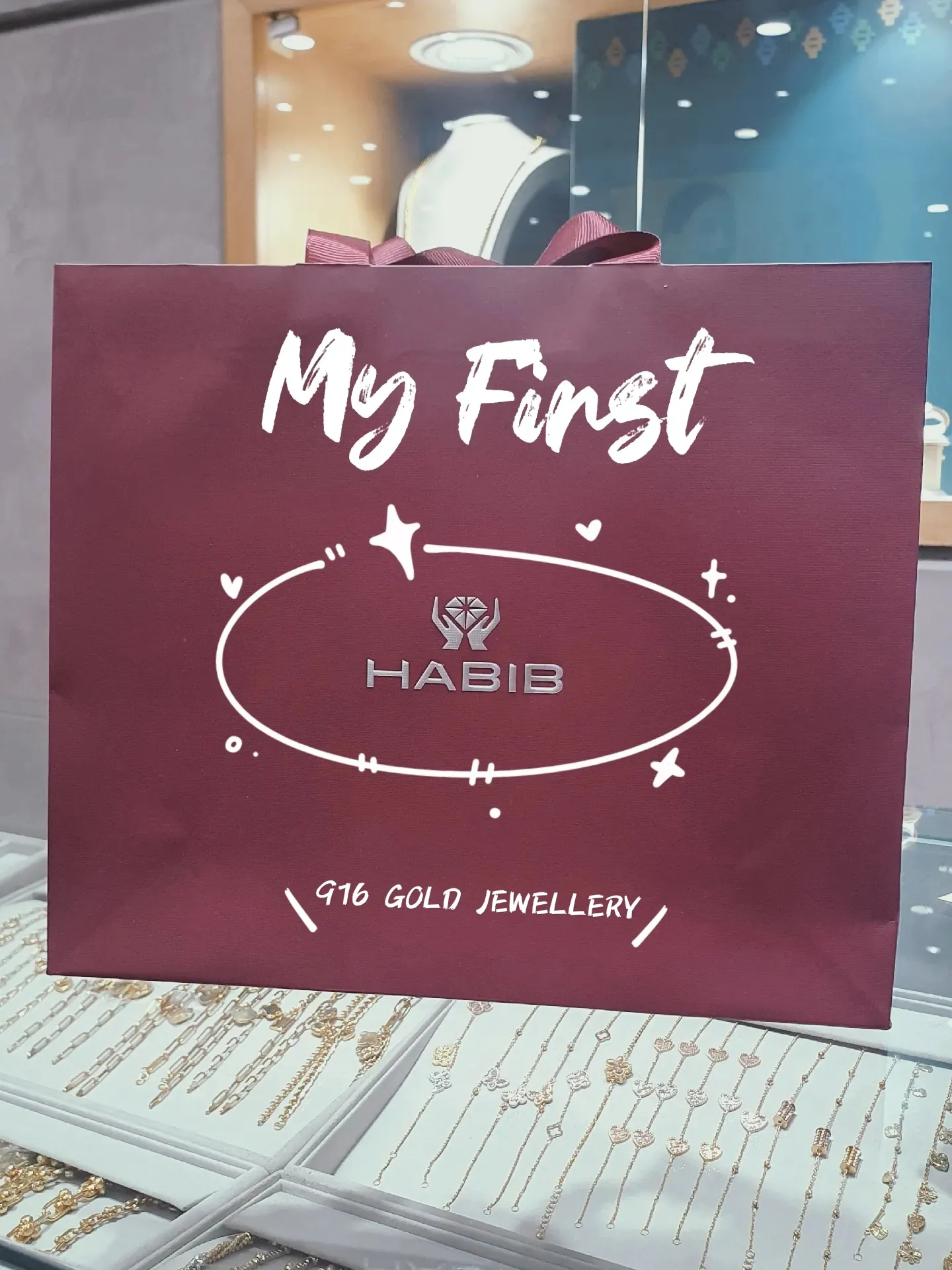 My First Habib Gold Jewellery 💍 | Galeri disiarkan oleh milavenda | Lemon8