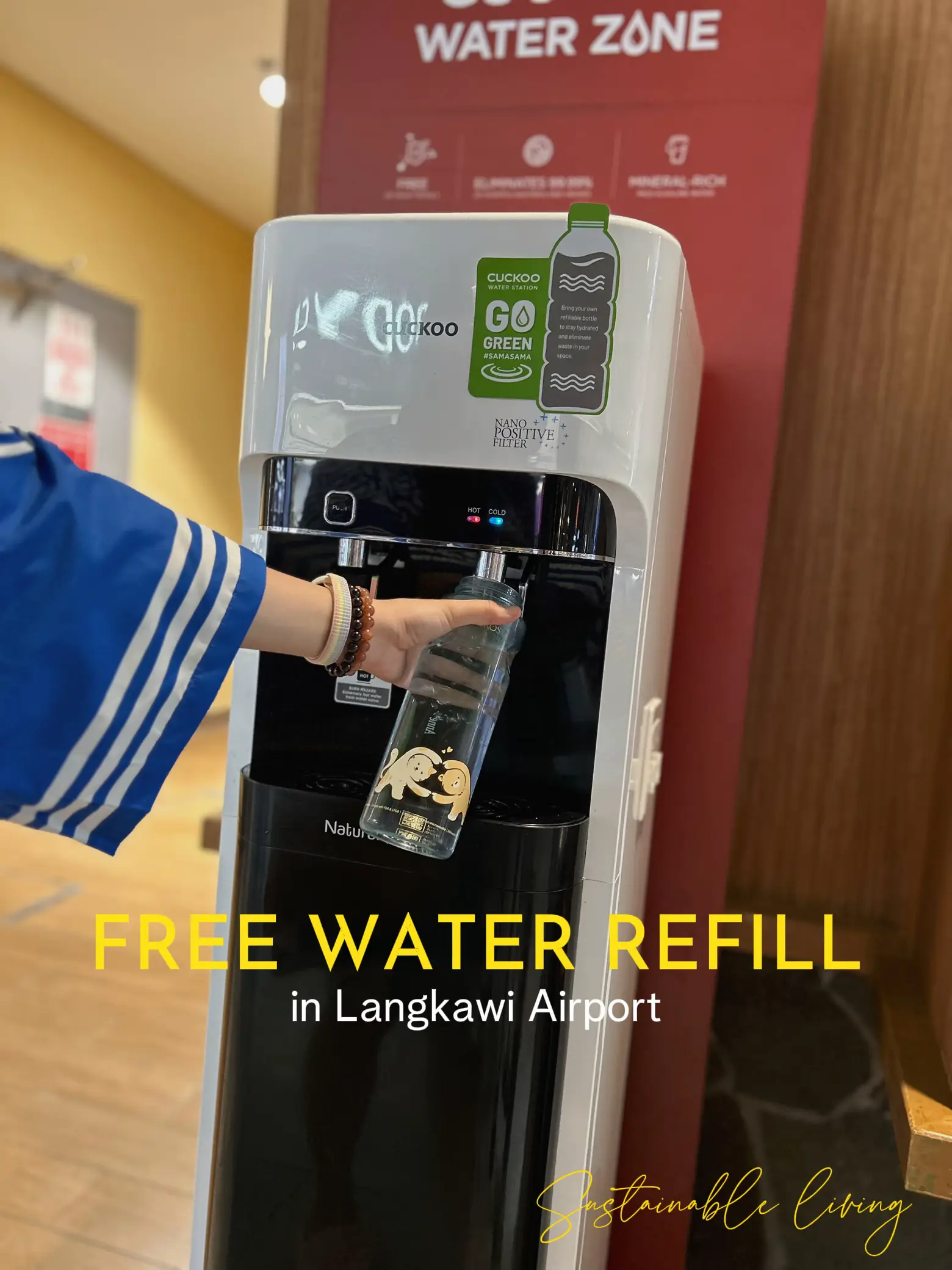 Ada Free Water Refill Station @ Langkawi Airport! | Galeri disiarkan ...
