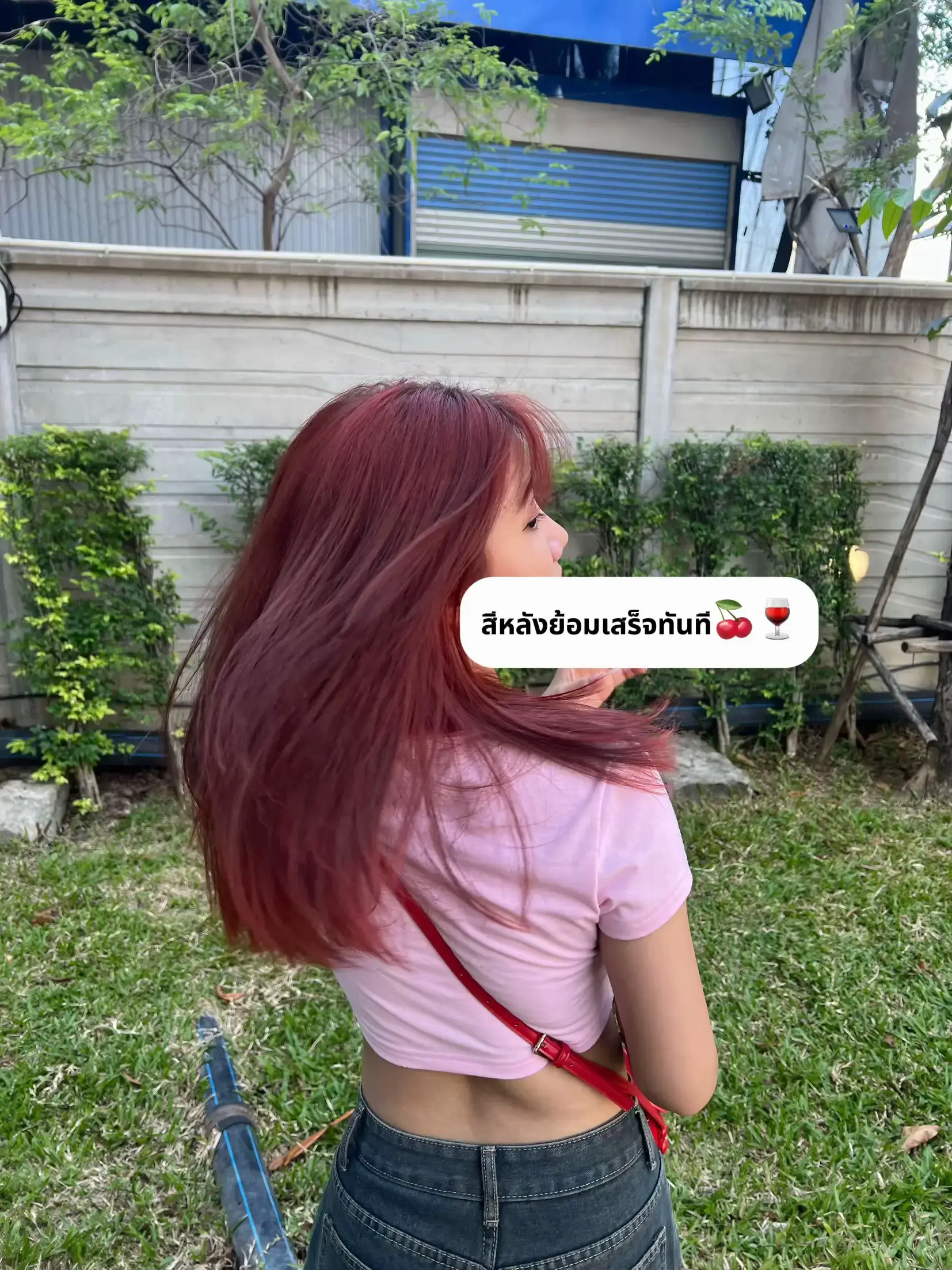 เปลี่ยนสีผมรับSummer | Red Hair 🍒🍷 | แกลเลอรีที่โพสต์โดย MUKDA | Lemon8
