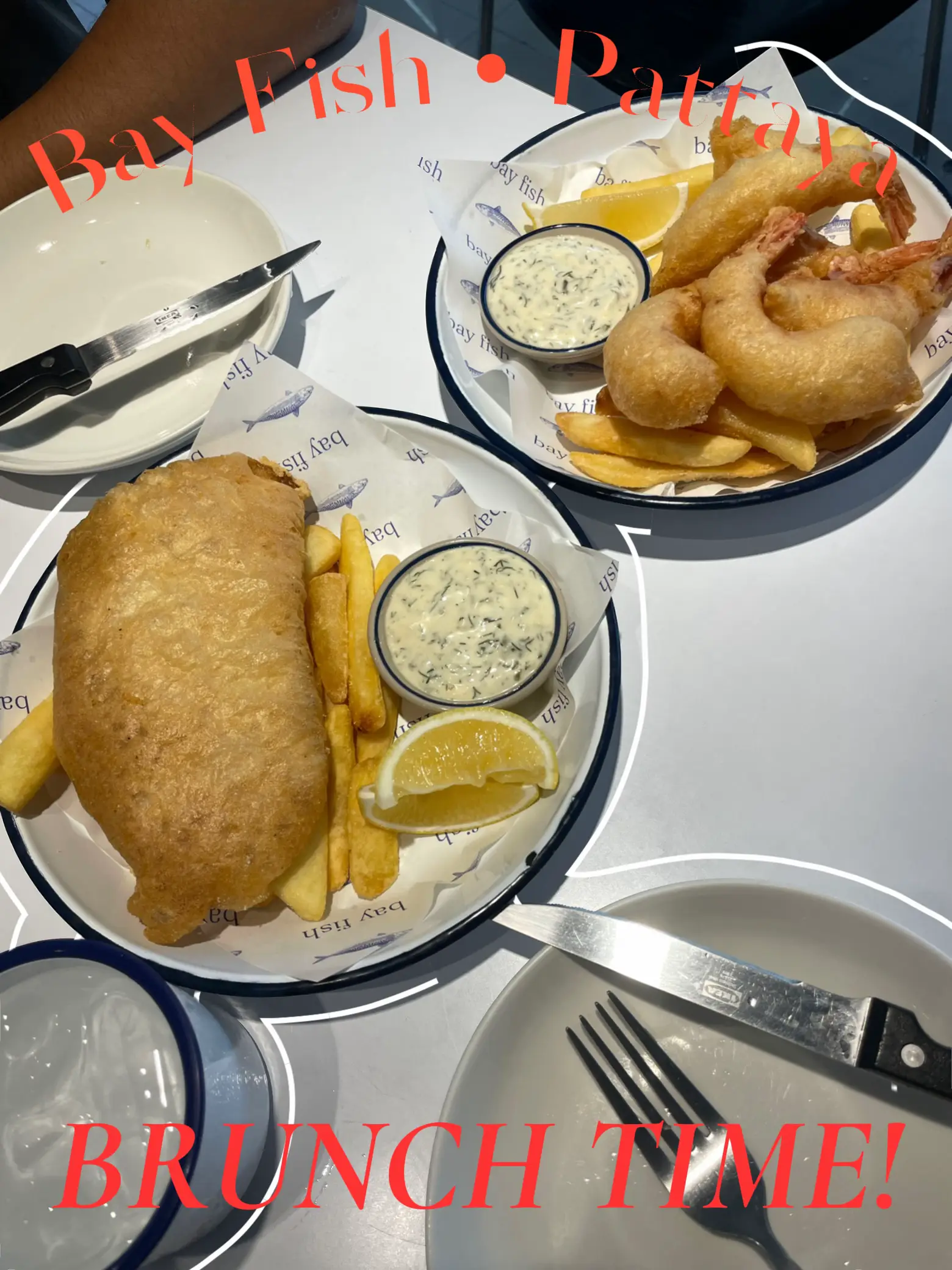 Bay fish 🎣 fish and chips in Pattaya! | แกลเลอรีที่โพสต์โดย Sunflowers🌻 ...