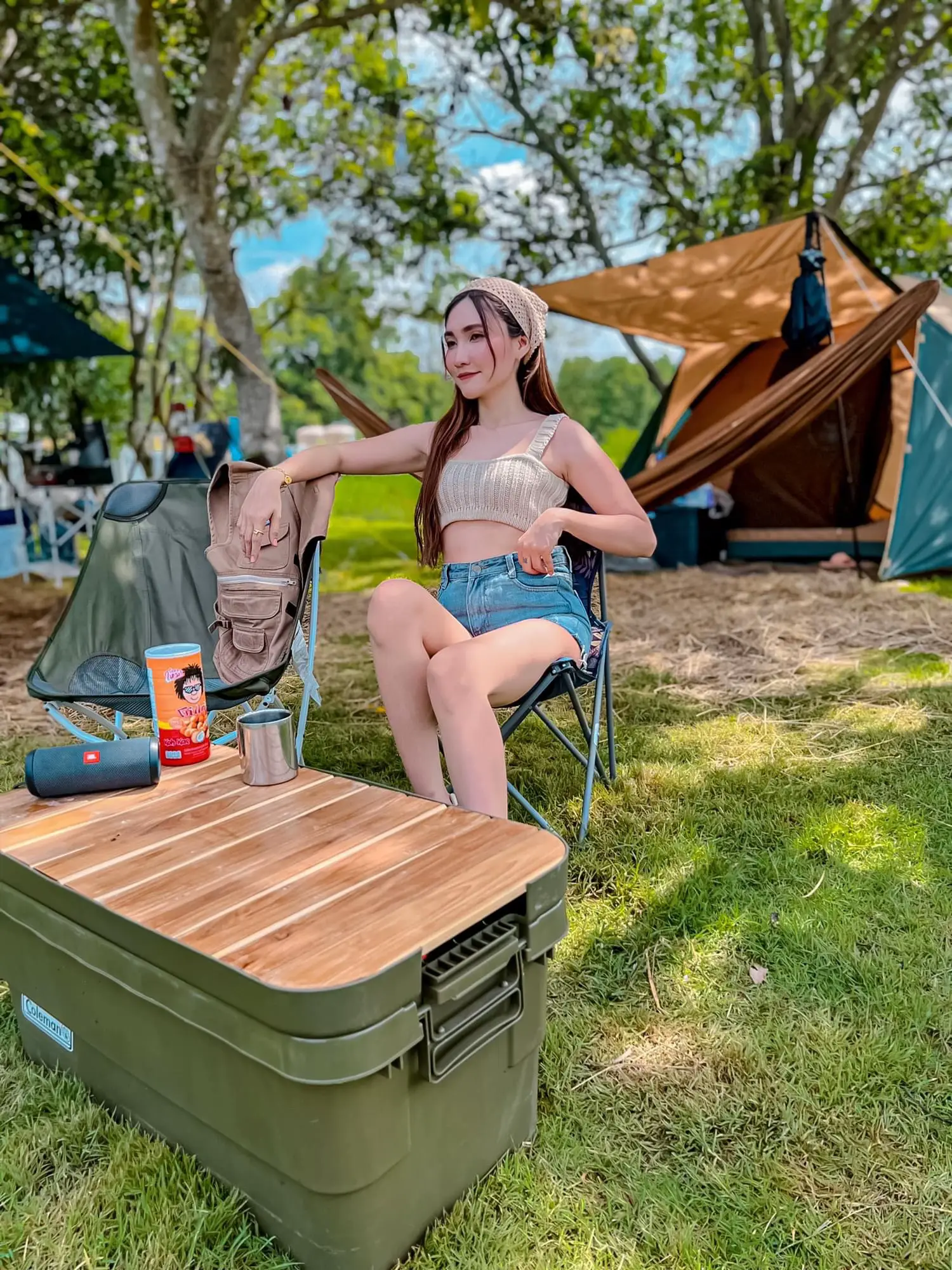 แต่งตัวไปแคมป์ปิ้ง | แกลเลอรีที่โพสต์โดย Pumpuy | Lemon8