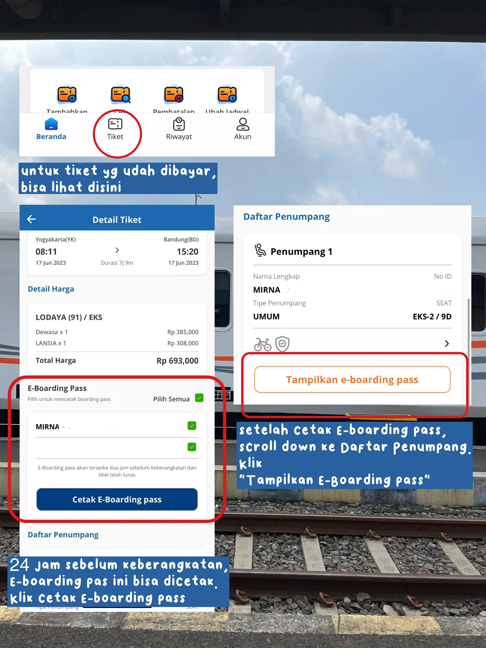 Tutorial Beli Tiket KAI, Tanpa Harus Cetak Tiket 🇮🇩 | Gallery posted by ...