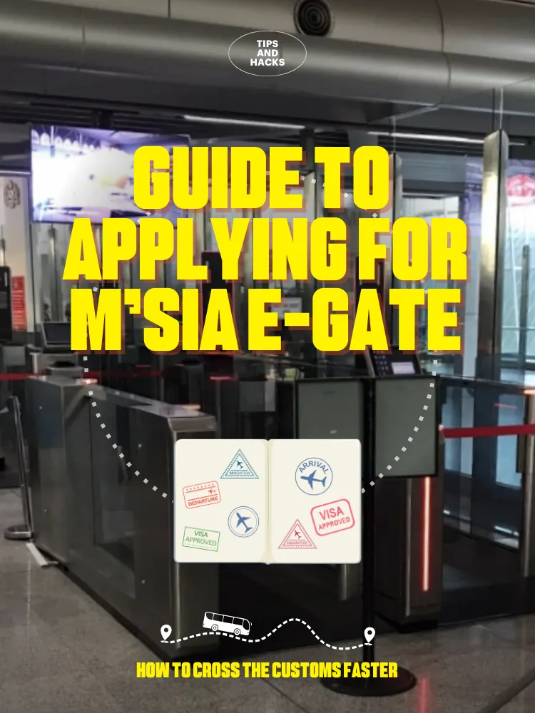 🛂 How To Apply For E-Gate To Malaysia 🎒 | Gallery posted by ...