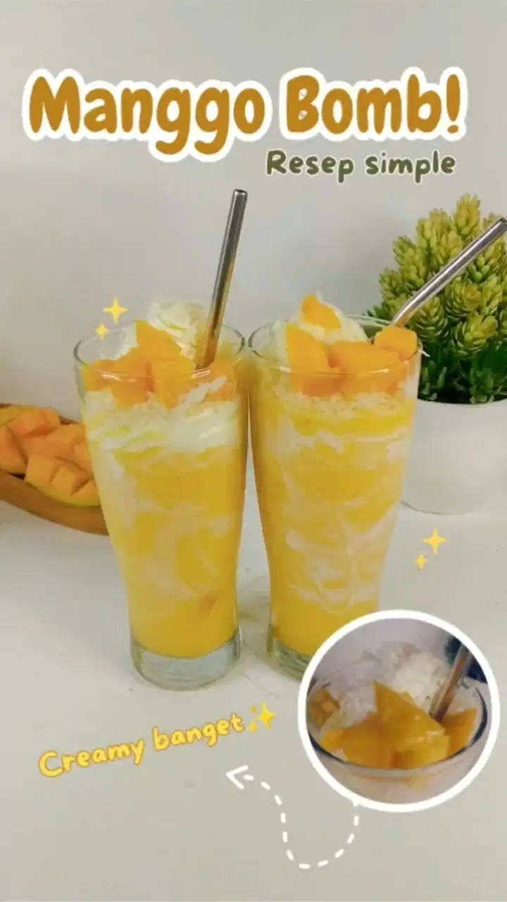 Mango Bomb!! 😍Creamy bangett 🥰 | Video dipublikasikan oleh ummu.akhtar__ | Lemon8