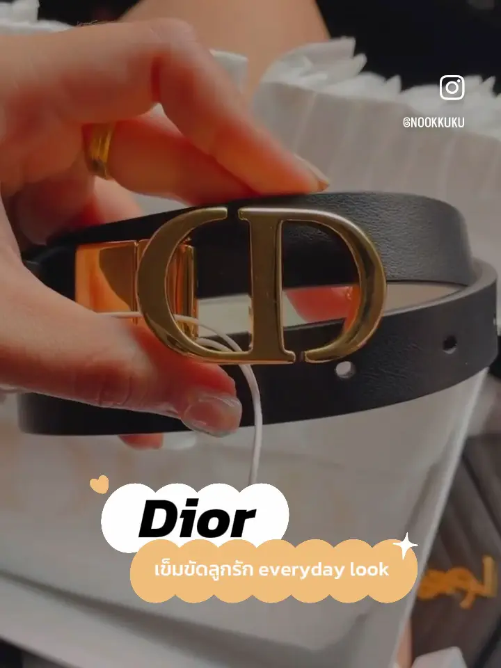 30 MONTAIGNE REVERSIBLE BELT | วิดีโอที่เผยแพร่โดย Nookkuku🐱 | Lemon8