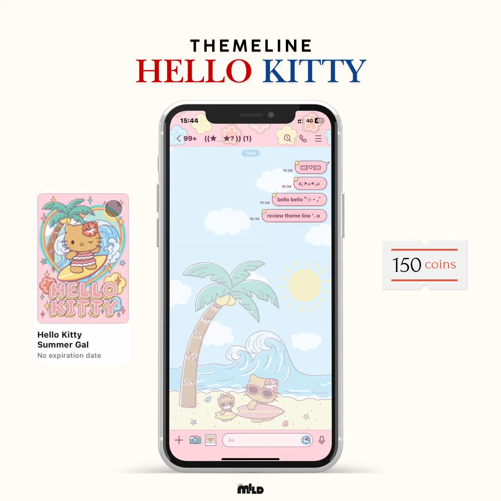 ป้ายยาธีมไลน์ “Hello Kitty" ที่เค้าชอบใช้ ♥️ | แกลเลอรีที่โพสต์โดย ໒꒰ྀི -᷅ ⤙ -᷄ ꒱ྀི১ | Lemon8