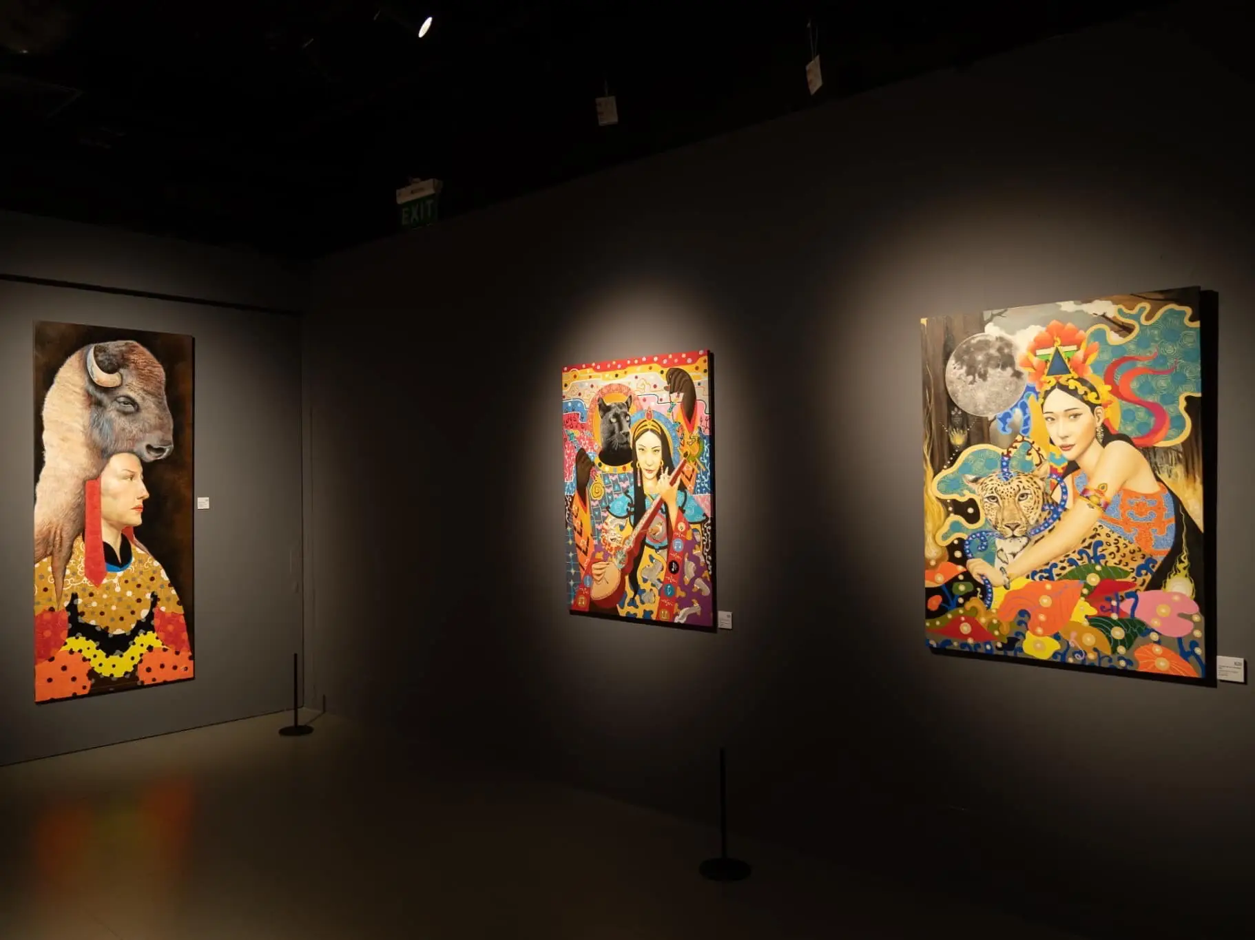 “Bliss” นิทรรศการศิลปะโดยศิลปินชาวภูฏาน | Gallery posted by River City ...