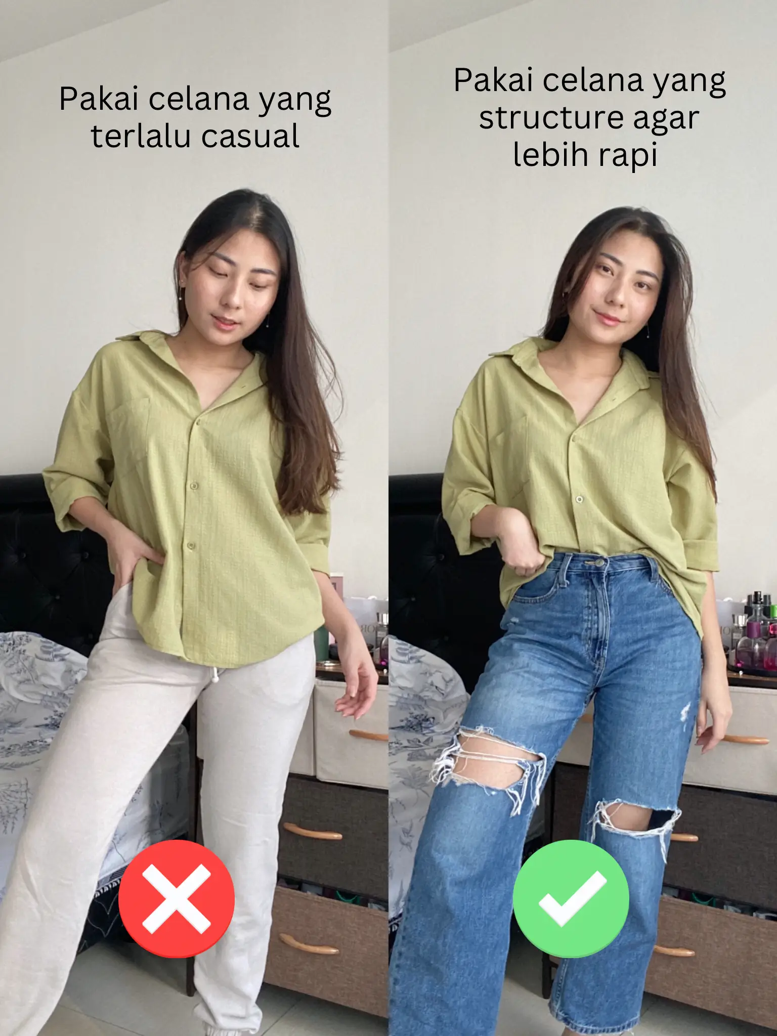 Hindari kesalahan pakai kemeja ini agar stylish | Galeri diposting oleh Sheryl louis | Lemon8