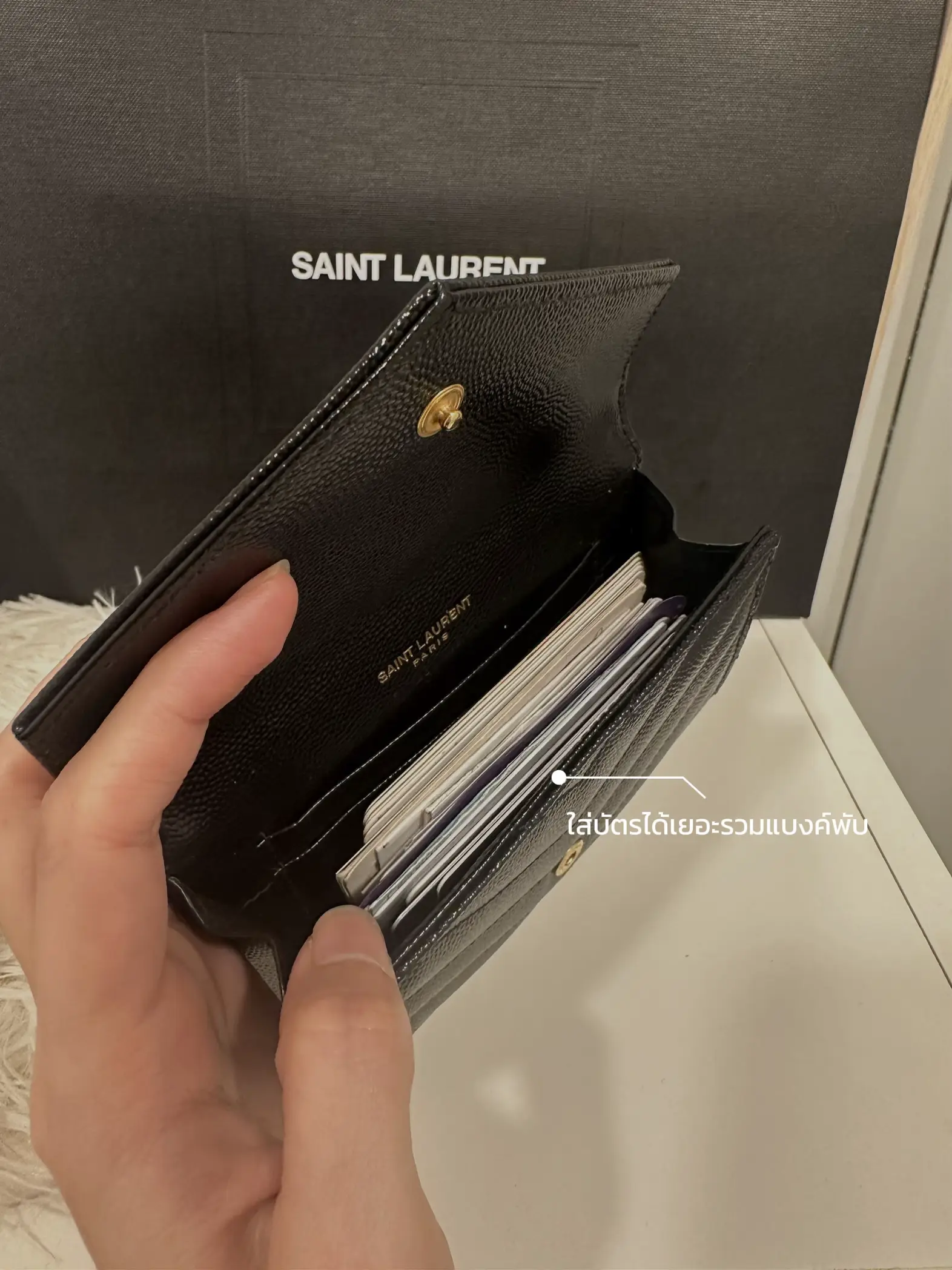 🖤 Review : YSL Monogram Small Envelope Wallet | แกลเลอรีที่โพสต์โดย ...