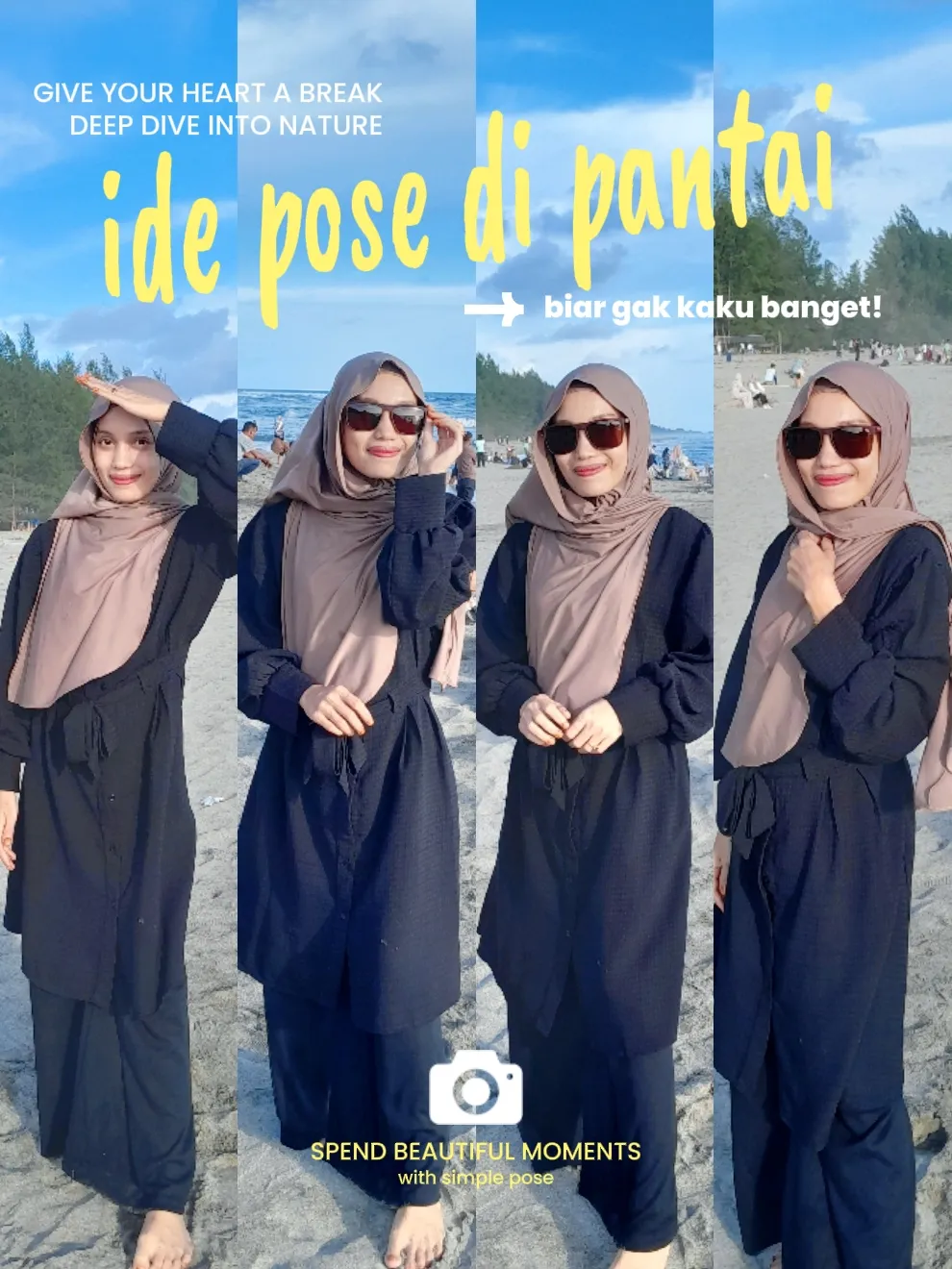 ide pose di pantai agar terlihat lebih anggun | แกลเลอรีที่โพสต์โดย ...