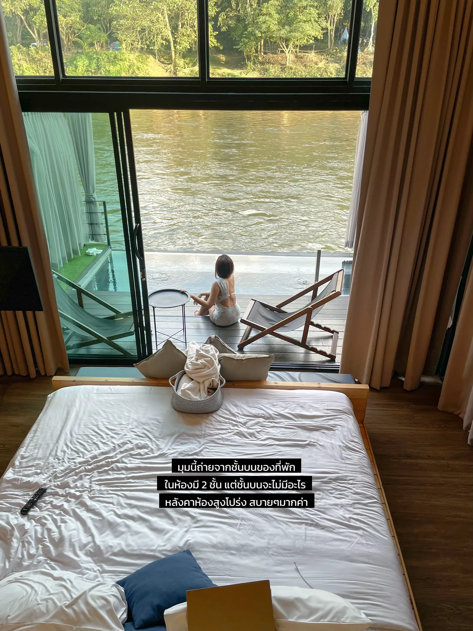 แจกพิกัด ที่พักริมน้ำ กาญจนบุรี!! | แกลเลอรีที่โพสต์โดย Bam Wi | Lemon8