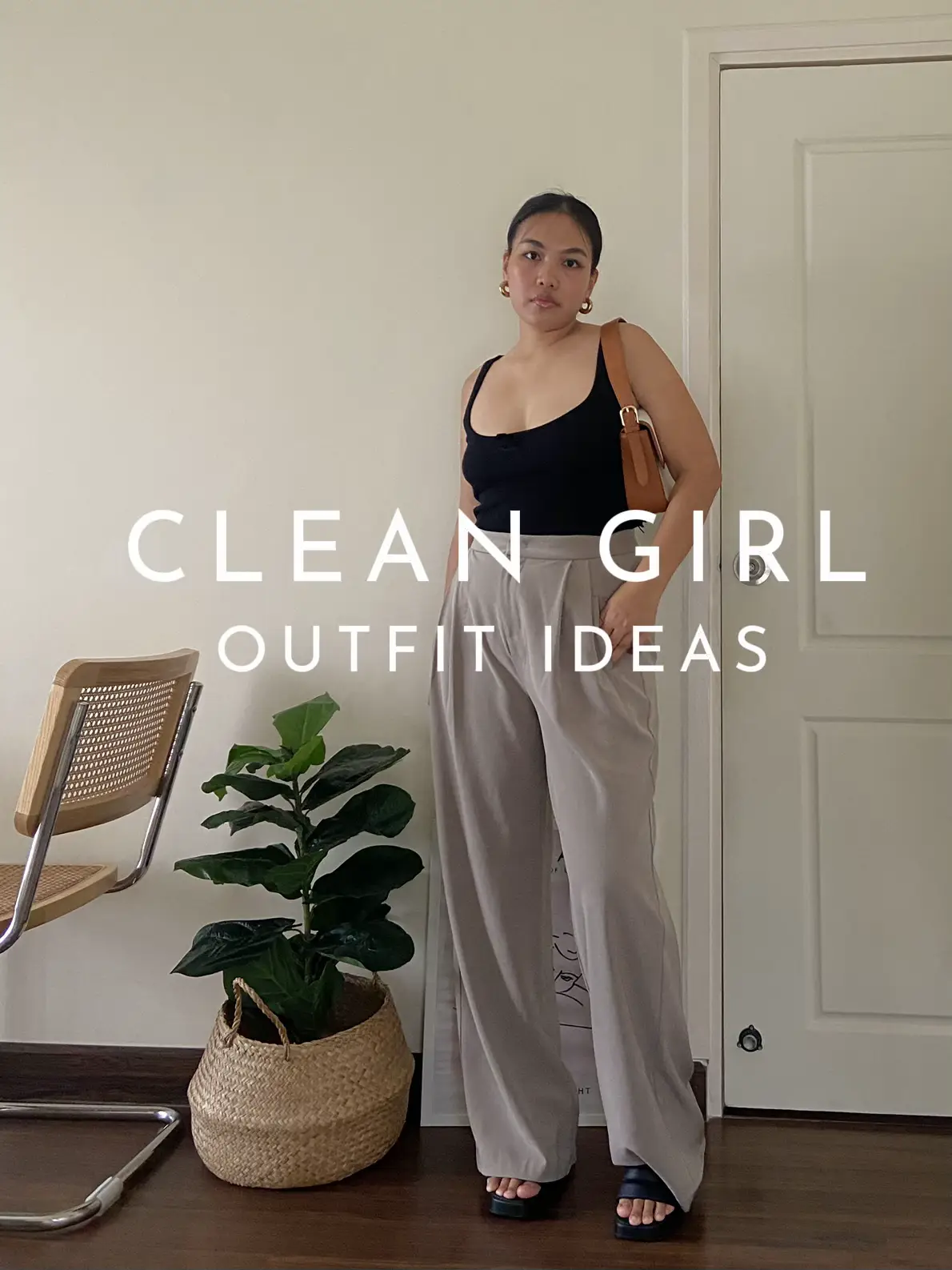 🧁🍰Clean girl outfit ideas ลุคคลีนๆสีคุมโทน | วิดีโอที่เผยแพร่โดย t e w___ | Lemon8