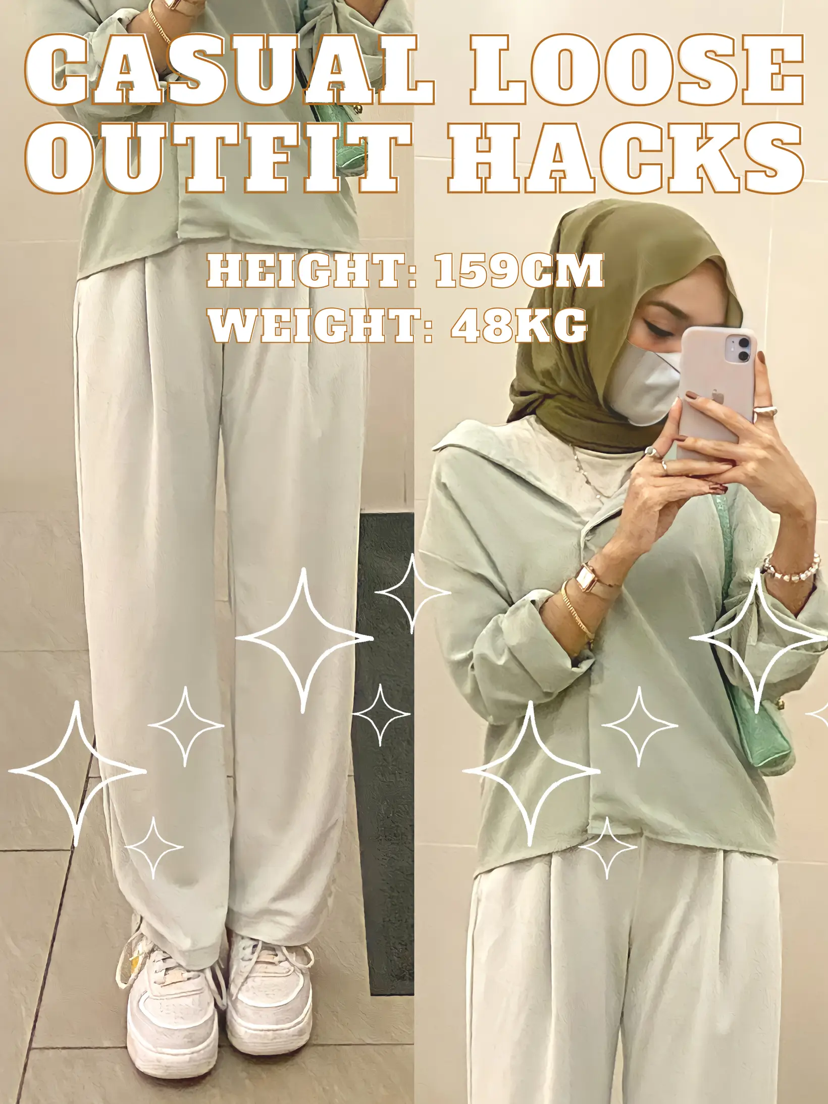 CASUAL LOOSE OUTFIT HACKS! | Galeri disiarkan oleh Sabrina Shah | Lemon8