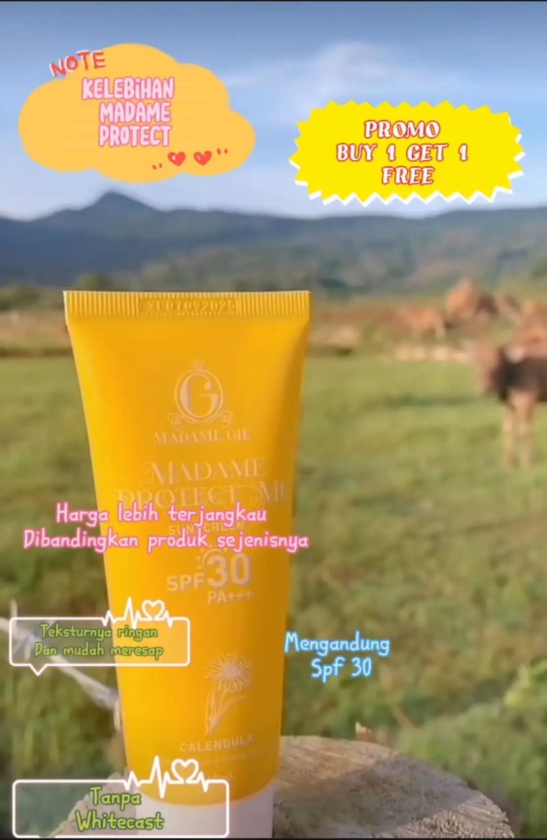 Madame Gie Protect Me Sunscree | วิดีโอที่เผยแพร่โดย rhforever | Lemon8