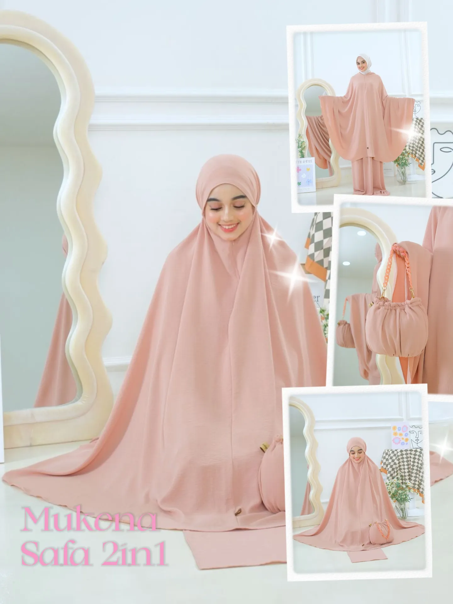 Mukena Safa 2in1 | Galeri diposting oleh Helzalina Rania | Lemon8