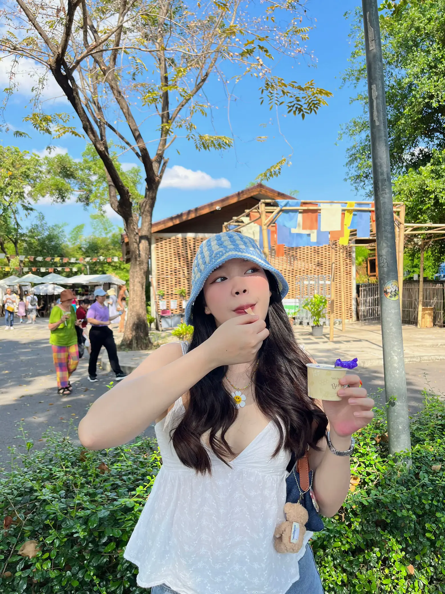 OOTD เที่ยวเชียงใหม่ 🛺👒🌺 | แกลเลอรีที่โพสต์โดย pammy ¨̮ | Lemon8